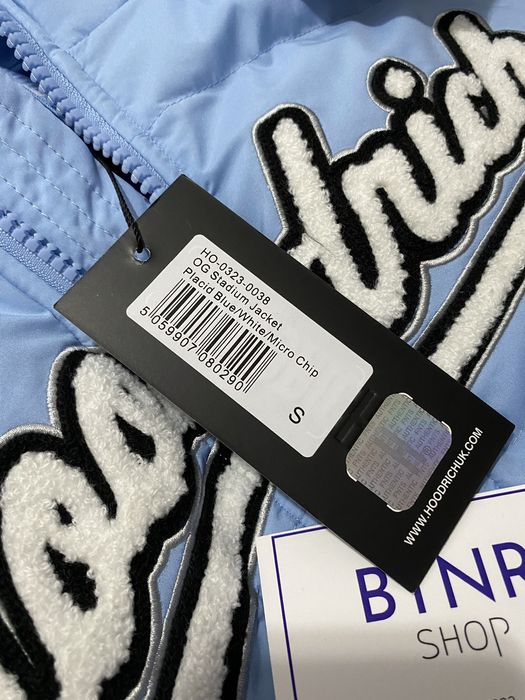 Trapstar London Hoodrich Central Cee Stadium Light Blue Hooded Puffer ...