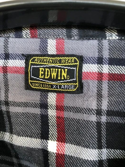 Edwin Vintage Edwin Checkered Plaid Tartan Flannel Shirt 👕 | Grailed