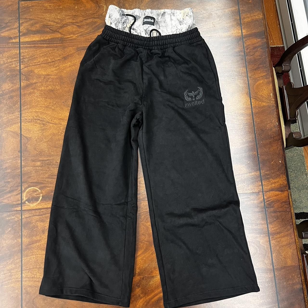 Designer × Other Awaited Militia Black Real Tree Boxer Sweatpants | Grailed