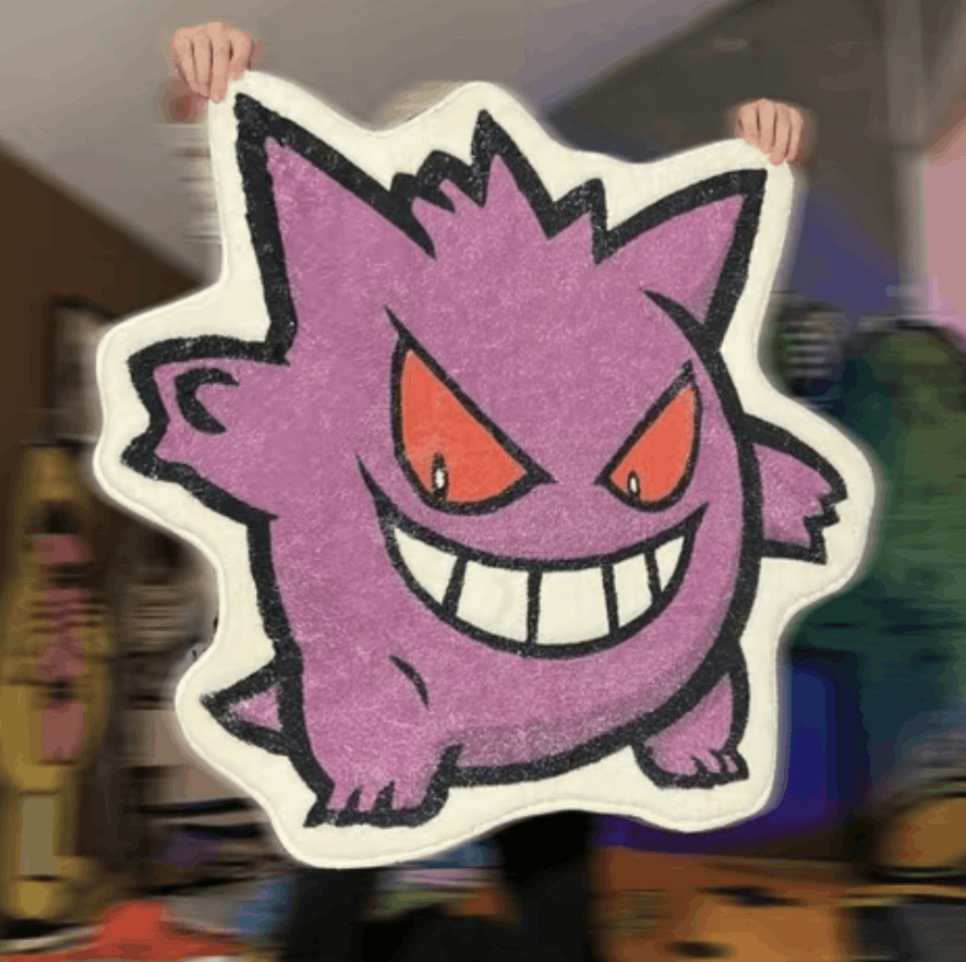 Carpet × Custom × Vintage Gengar Y2K Carpet Rug 100 CM | Grailed