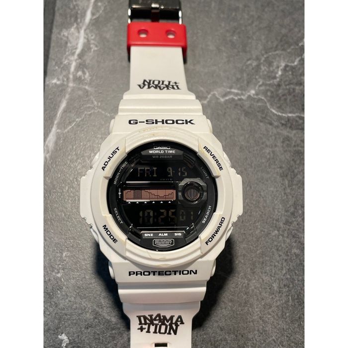 G Shock Rare Limited White G-Shock G -Lide IN4MATION COLLAB Model GL ...