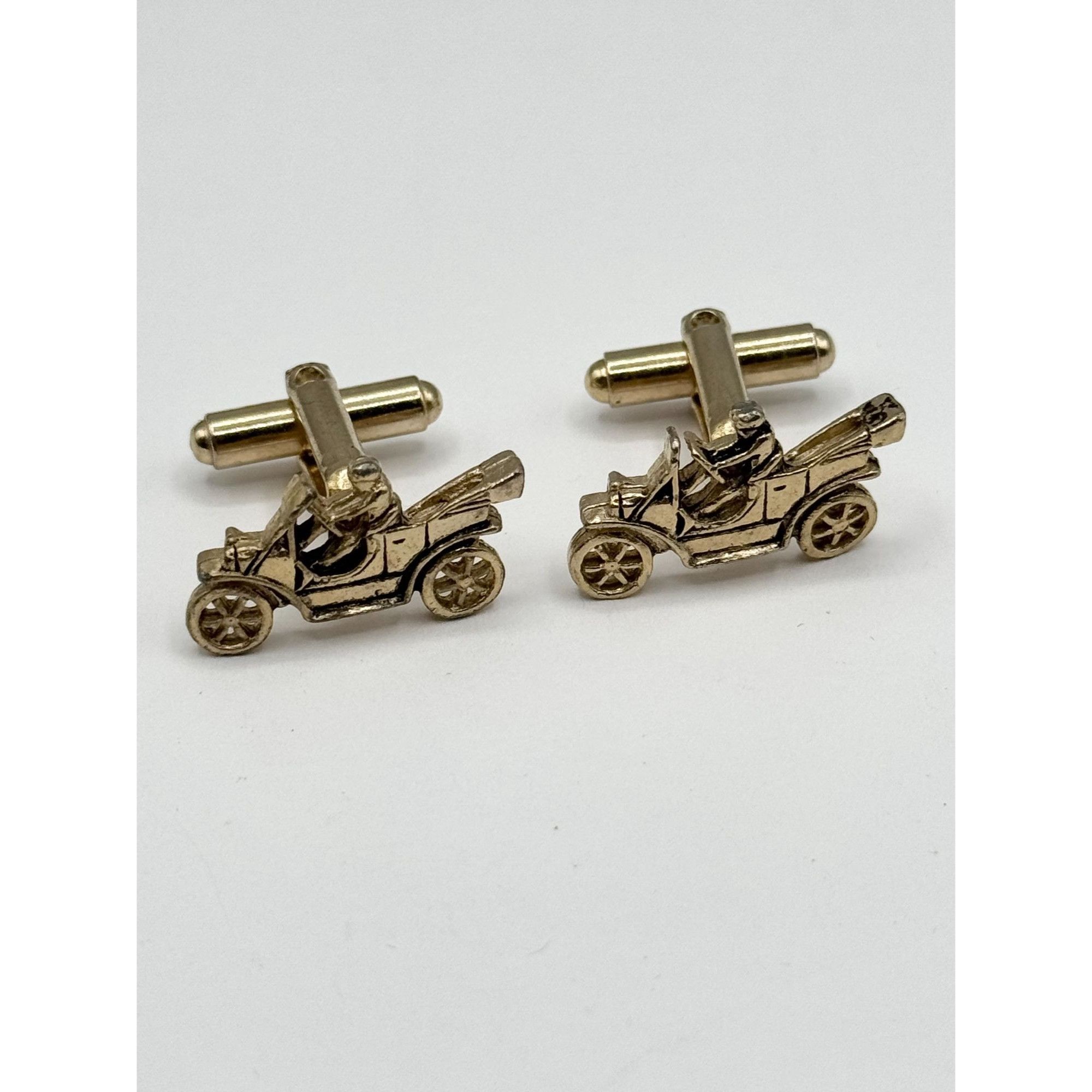 Vintage Vintage unisex motorcar car vehicle coach cuff links cufflin ...