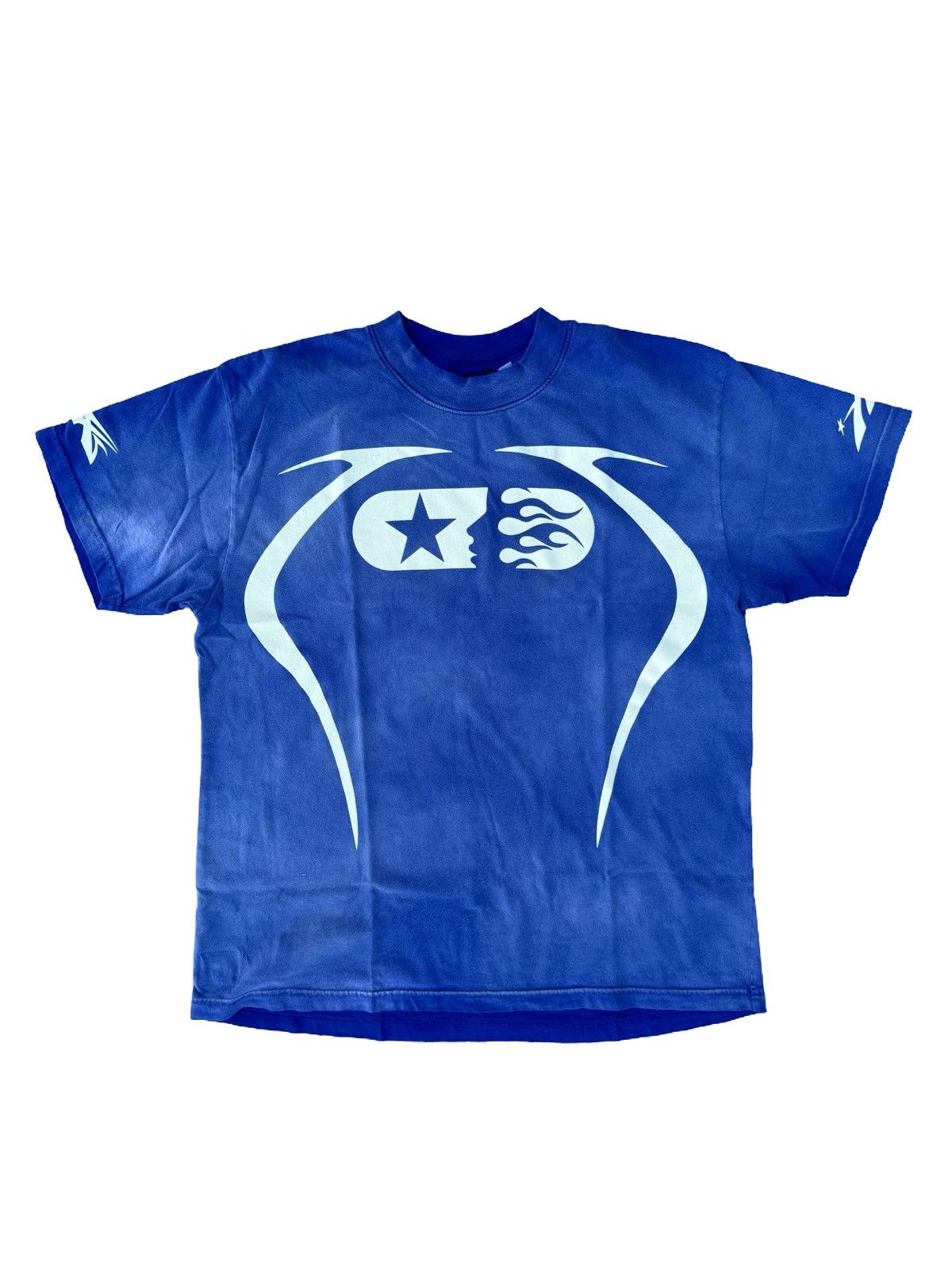 HELLSTAR HELLSTAR WARM UP TEE - BLUE | Grailed