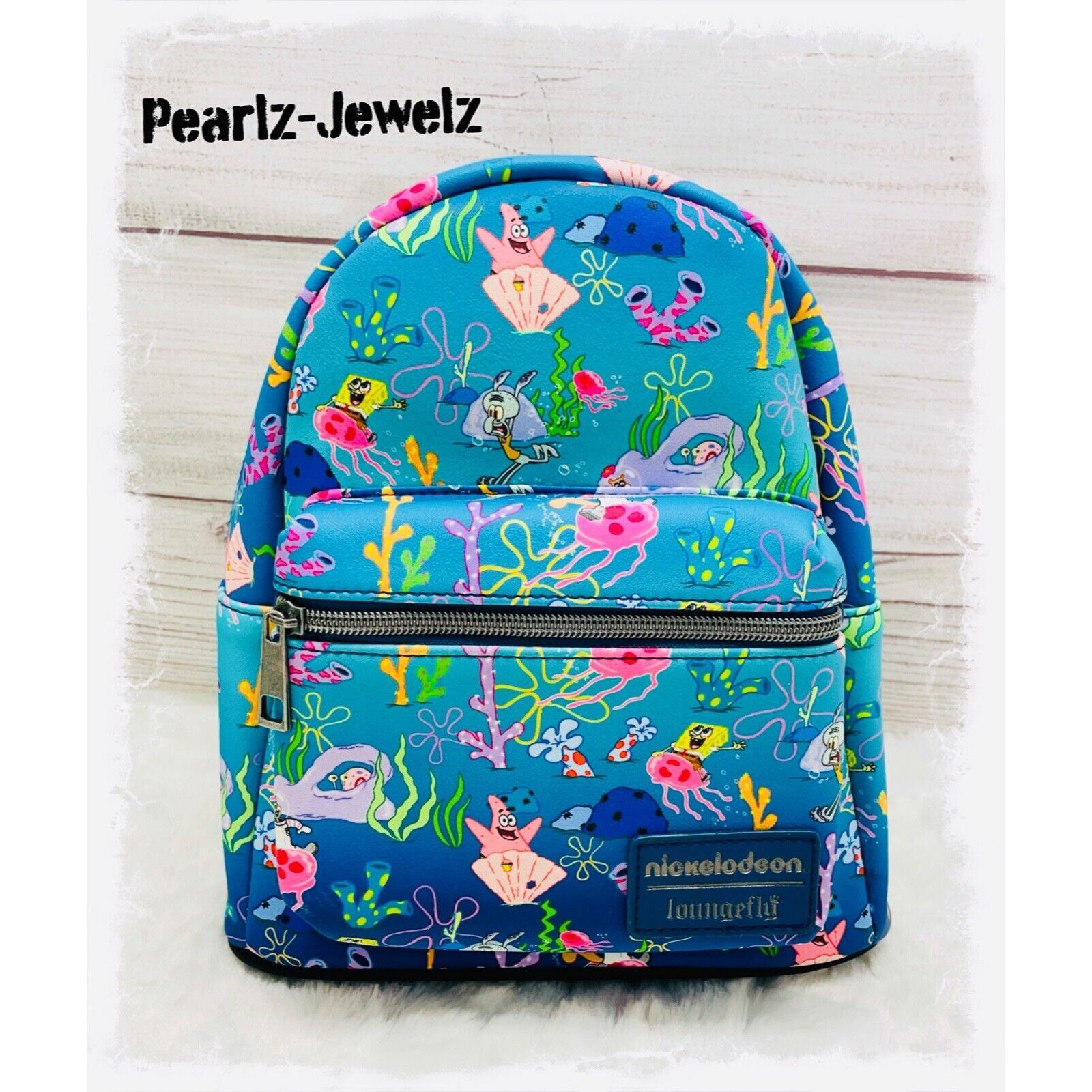 Disney Loungefly SpongeBob SquarePants Patrick Squidward Underwater ...