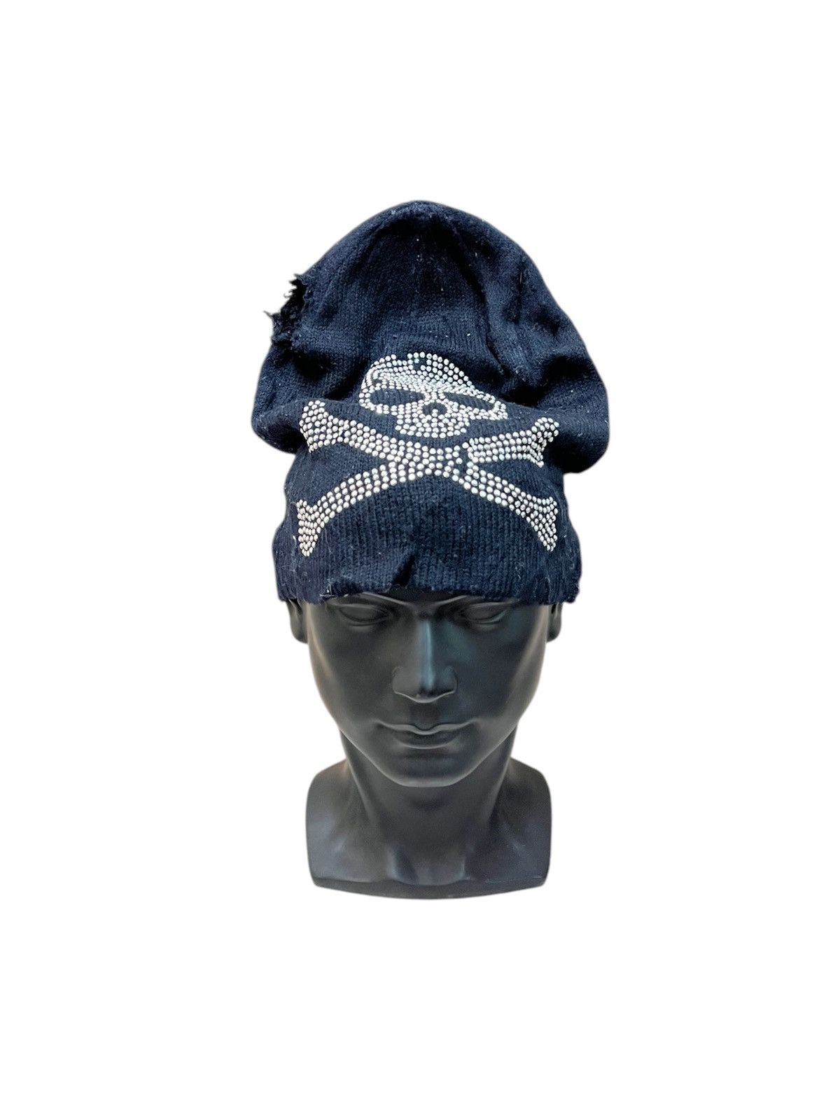 Hats × Seditionaries × Skulls Skulls Punk Rock Distressed Beanie Hats ...