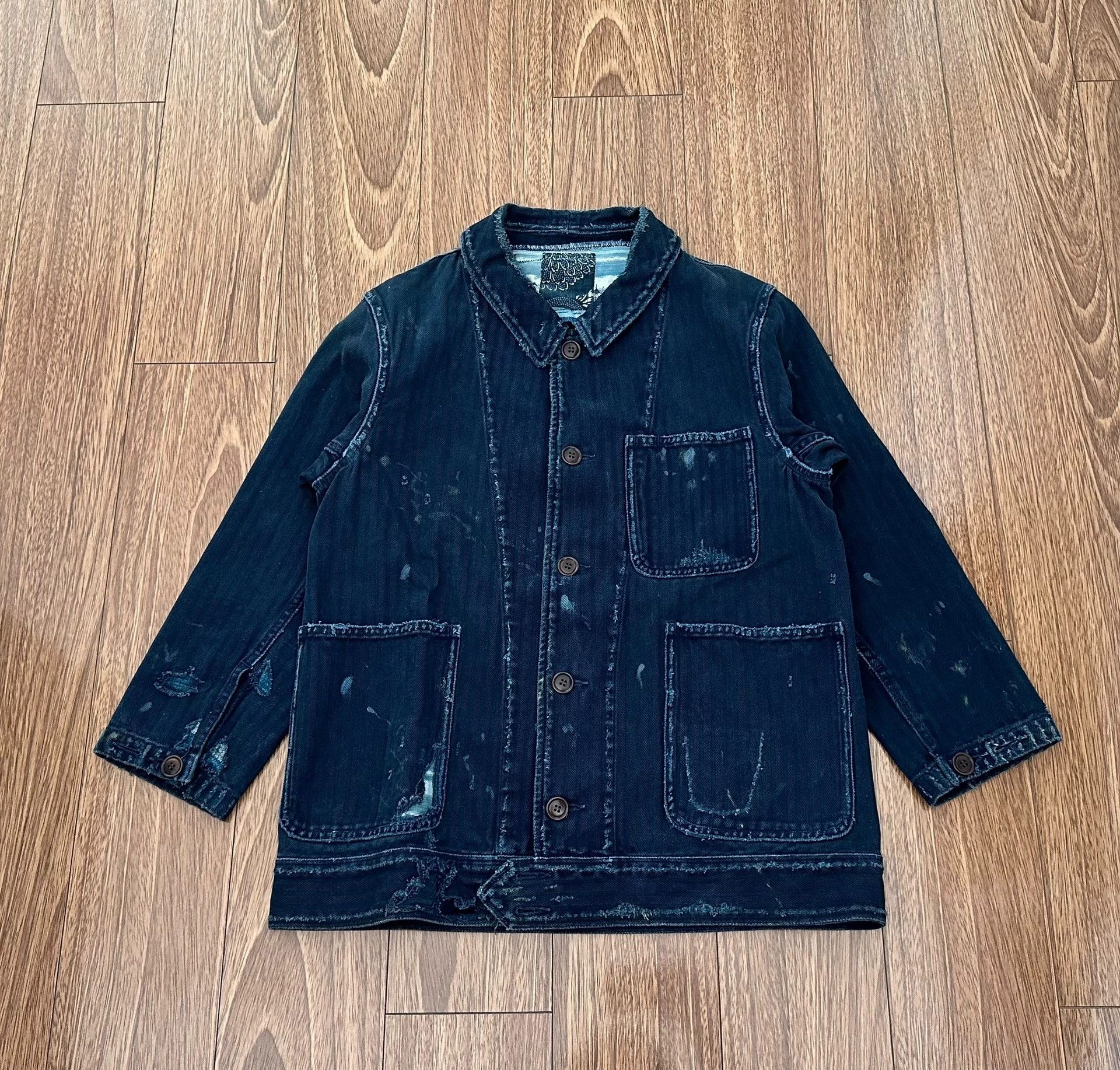 Visvim VISVIM ICT BENNY JKT CRASH（HERRINGBONE） | Grailed