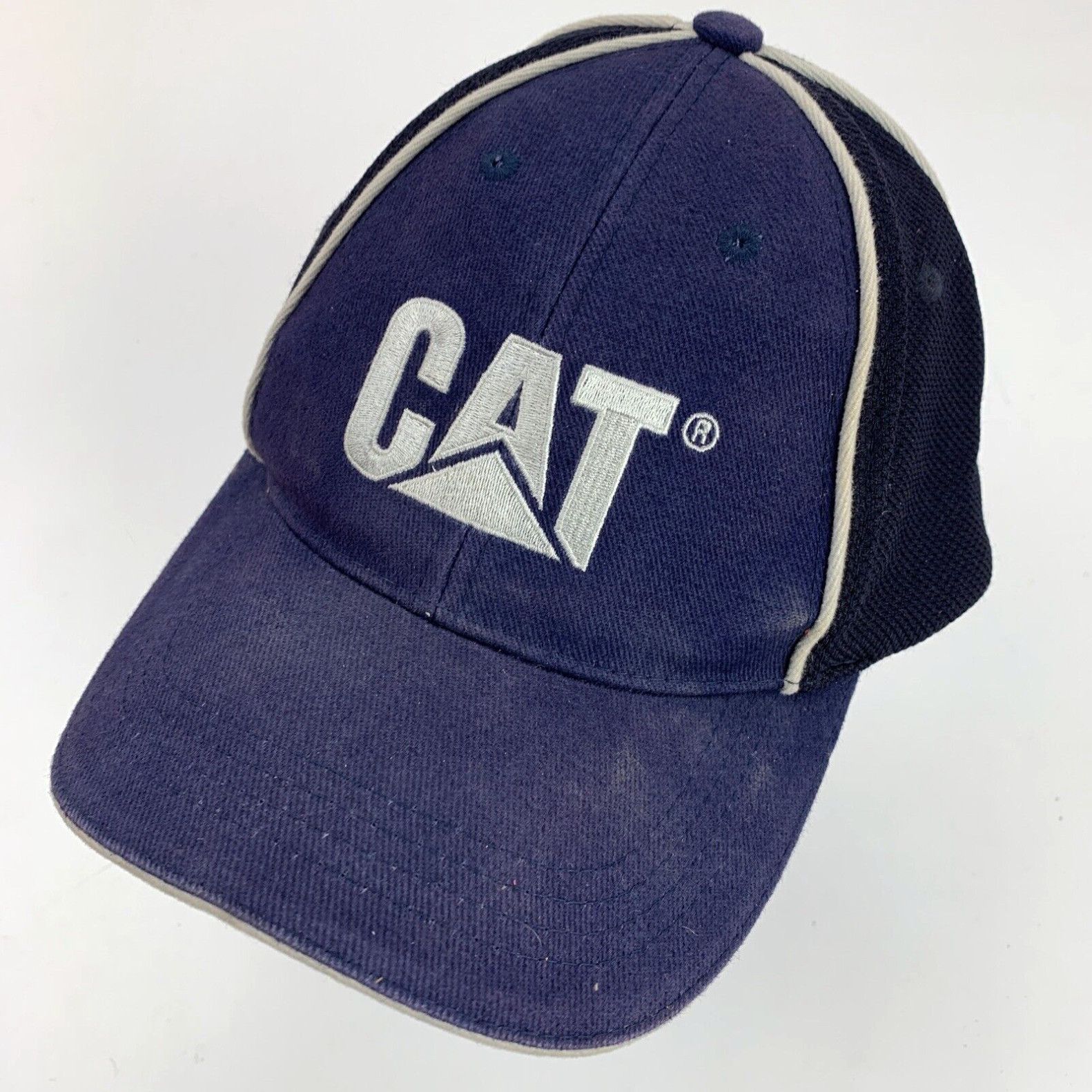 Vintage Caterpillar CAT Blue Ball Cap Hat Adjustable Baseball | Grailed