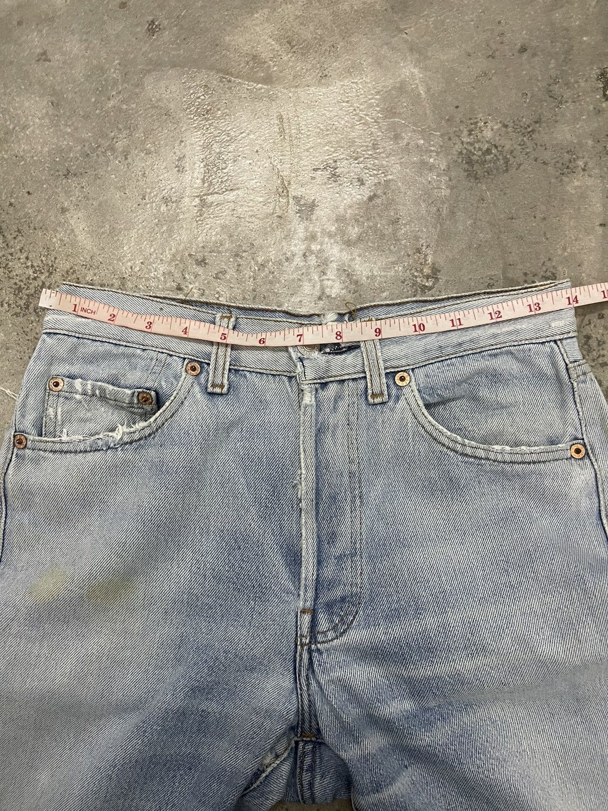 Levi's Vintage Clothing × Vintage Vintage 80s Levi's 501 Thrashed Distressed Jeans | Grailed