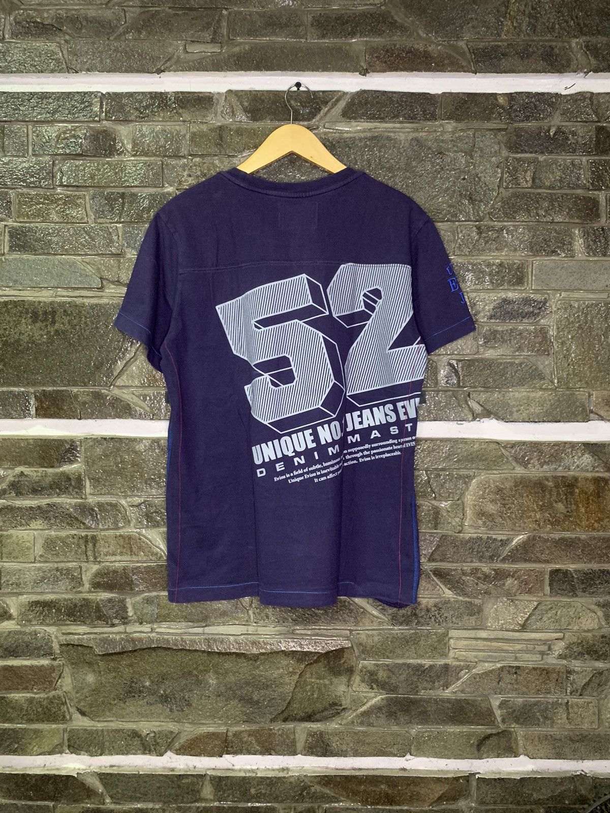 Evisu × Vintage Evisu • Vintage Unique 52 Back Logo | Grailed
