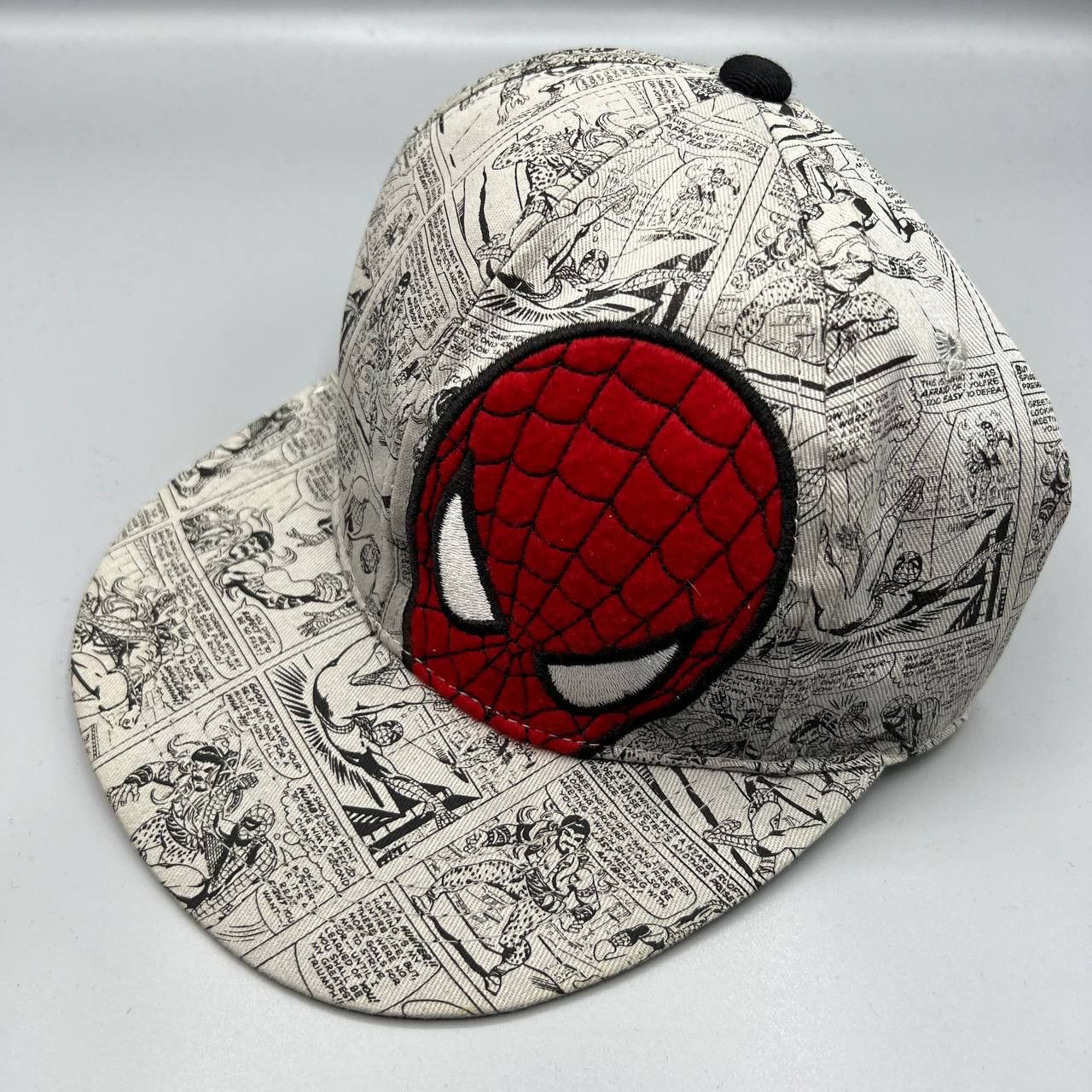 Marvel Comics Marvel Spiderman Hat Comic Strip Print Strap back Cap Men ...
