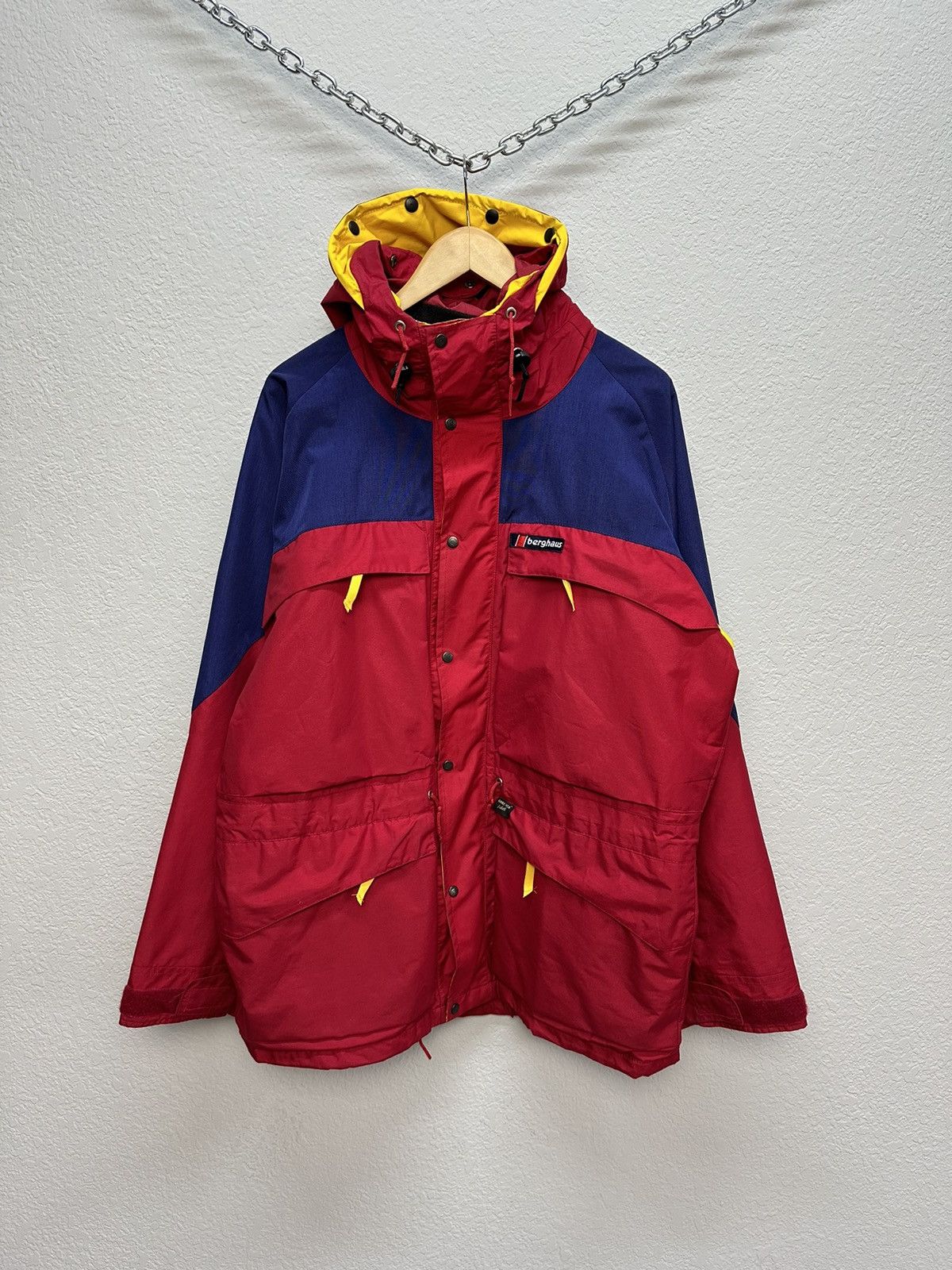 Vintage Vintage Berghaus Gore-Tex Jacket Hooded Raincoat Parka | Grailed