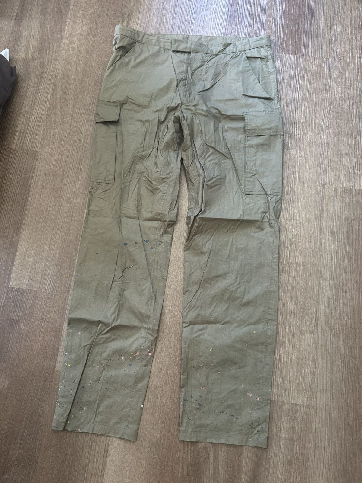 Undercover Undercover x NGAP Olive Paint Splatter Cargo Pants 1990’s ...
