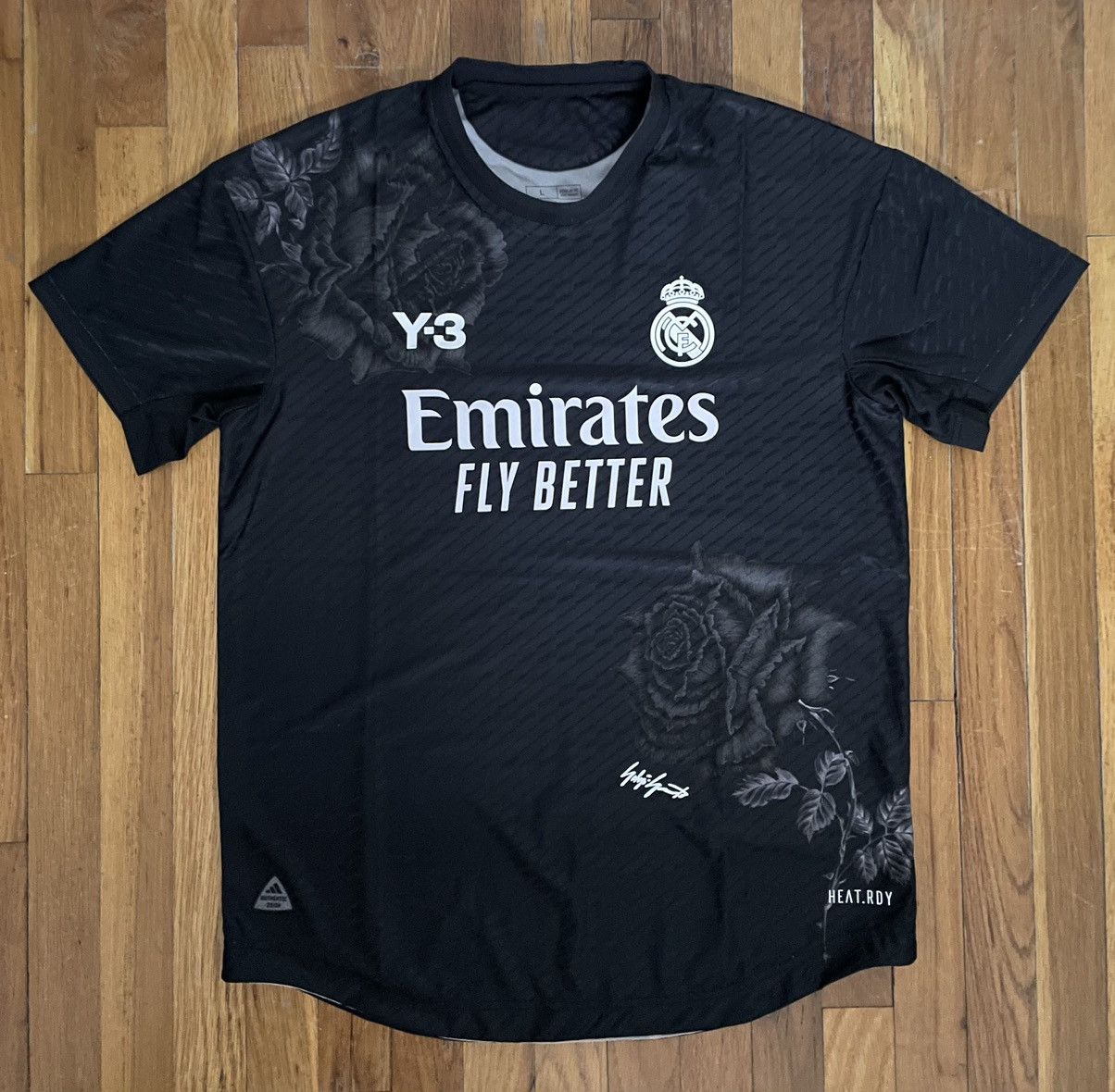 Adidas Y-3 Real Madrid 23/24 Black Authentic Jersey | Grailed