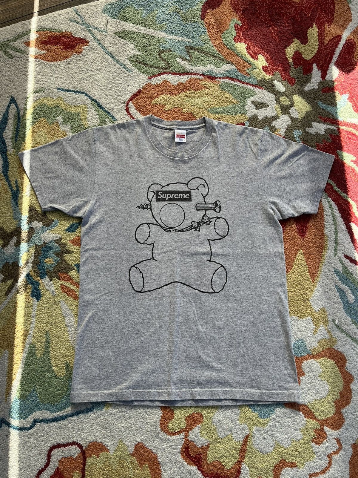 Supreme × Undercover Supreme UNDERCOVER Box Logo Bear SS15 Grey | Grailed