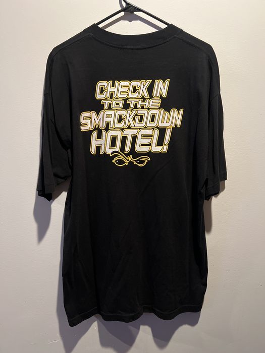 Vintage Vintage 2000 The Rock "Smackdown Hotel" WWF T-Shirt | Grailed