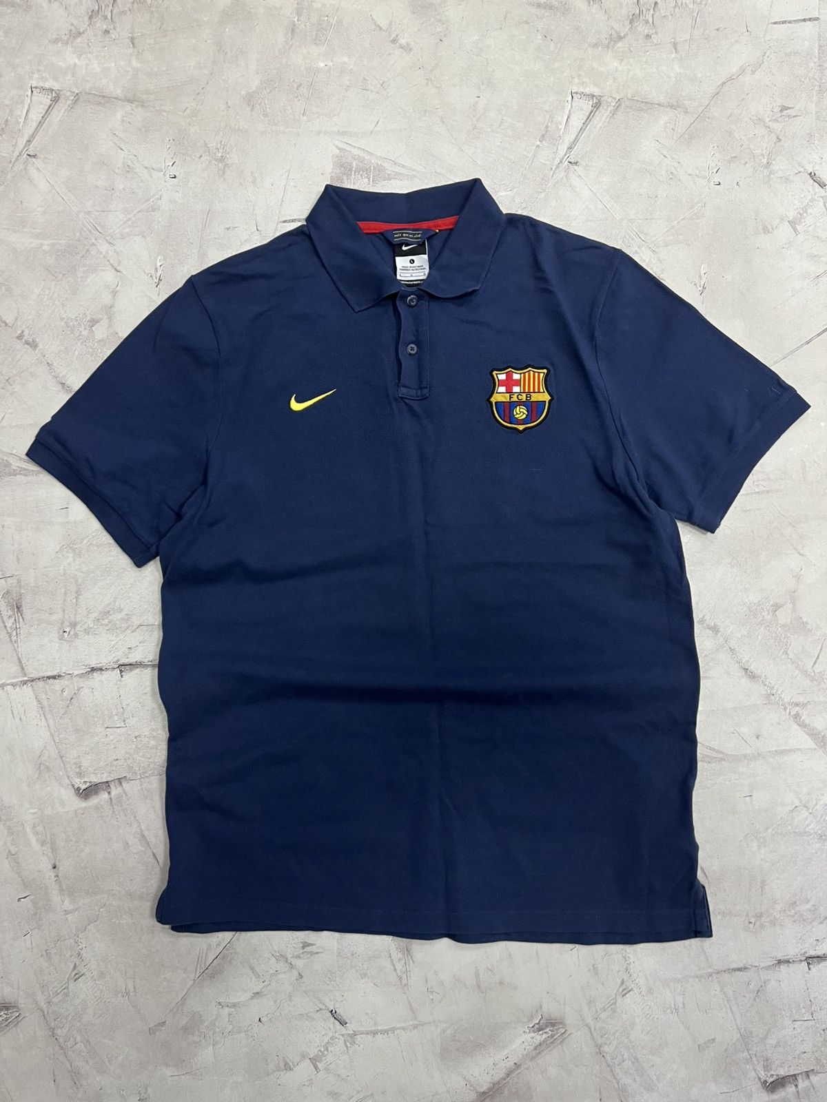 Nike × Streetwear × Vintage Vintage Nike Barcelona FCB Polo Shirt | Grailed