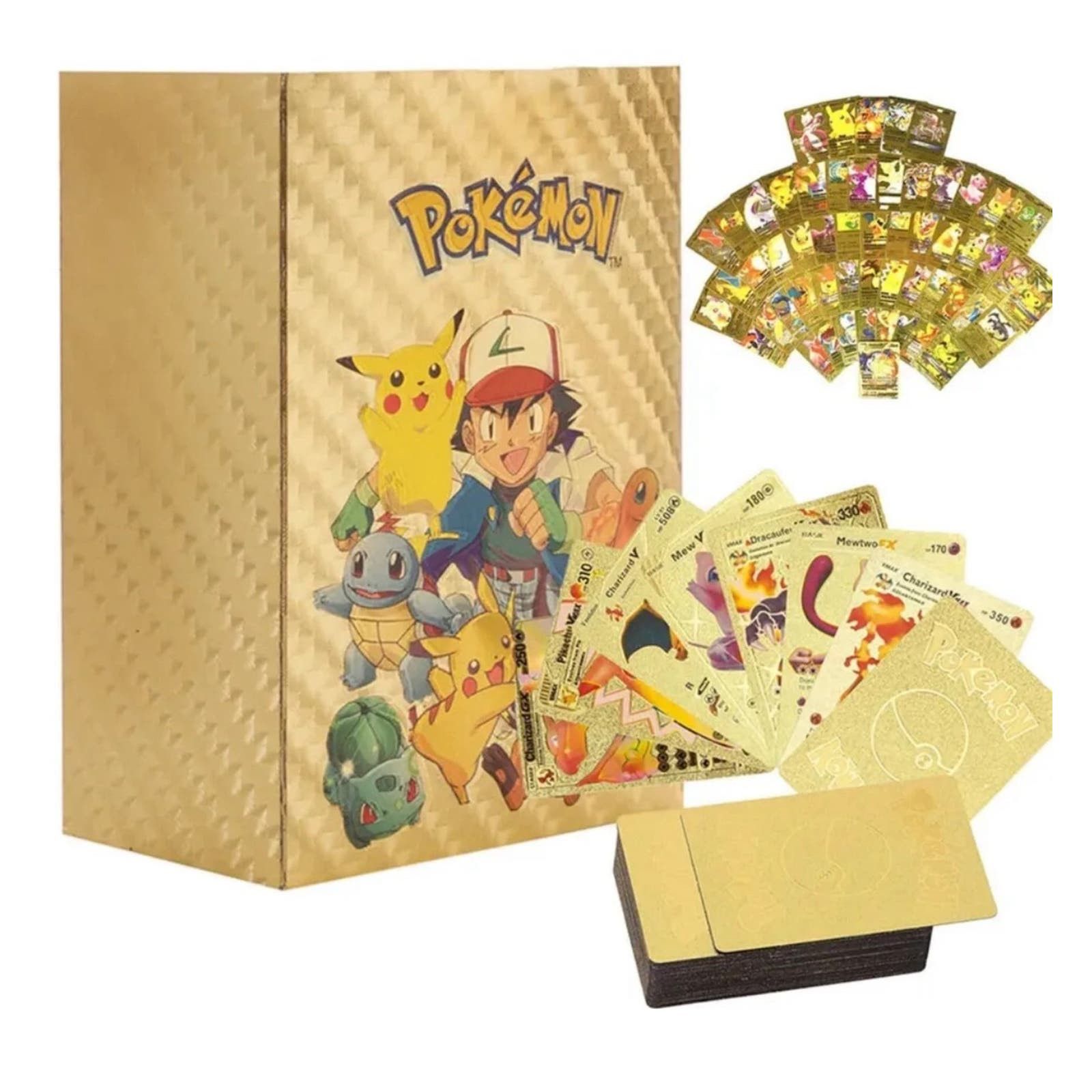 Pokemon 165 Cards Foil Pack TCG GX Vmax GX Charizard Rare Gifts New ...