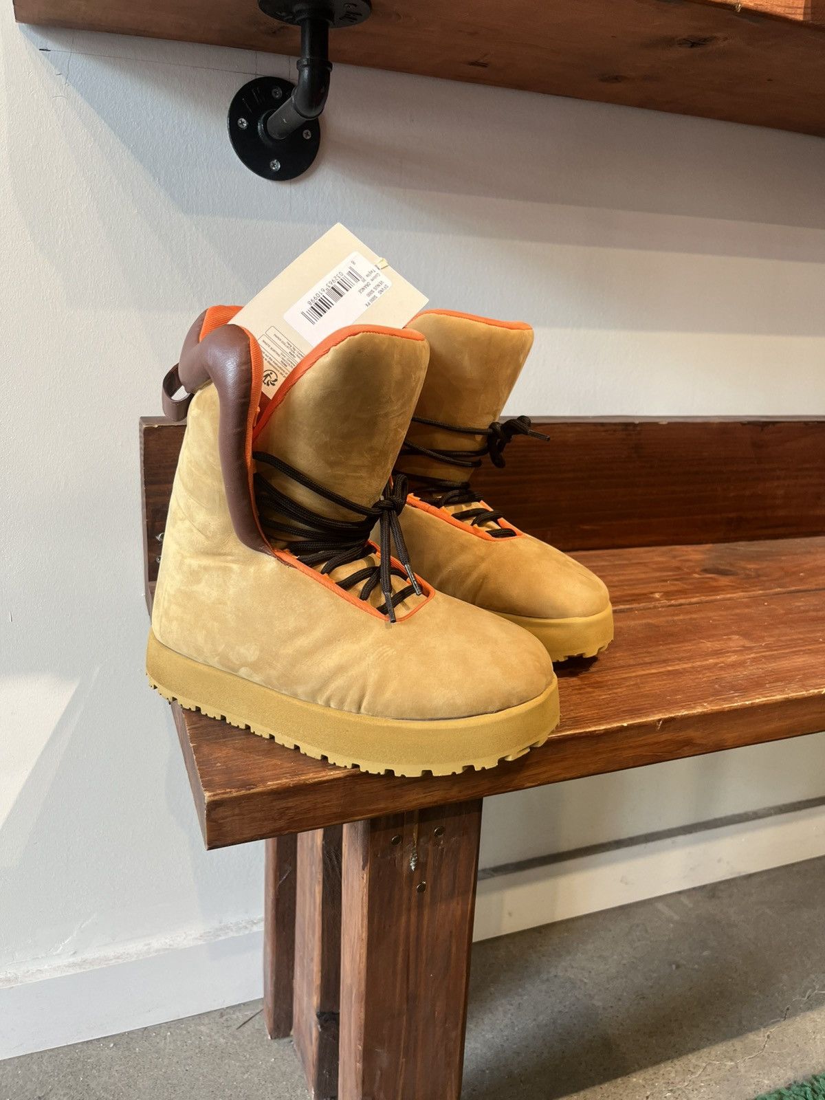 PDF PDF channel beige padded new buck ‘Venus’ boots | Grailed