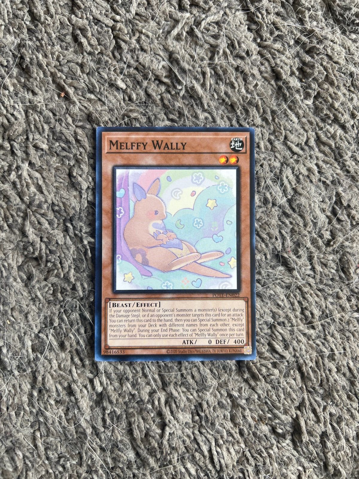 Hypebeast 2020 Konami Yu-Gi-Oh! Melffy Wally Card | Grailed