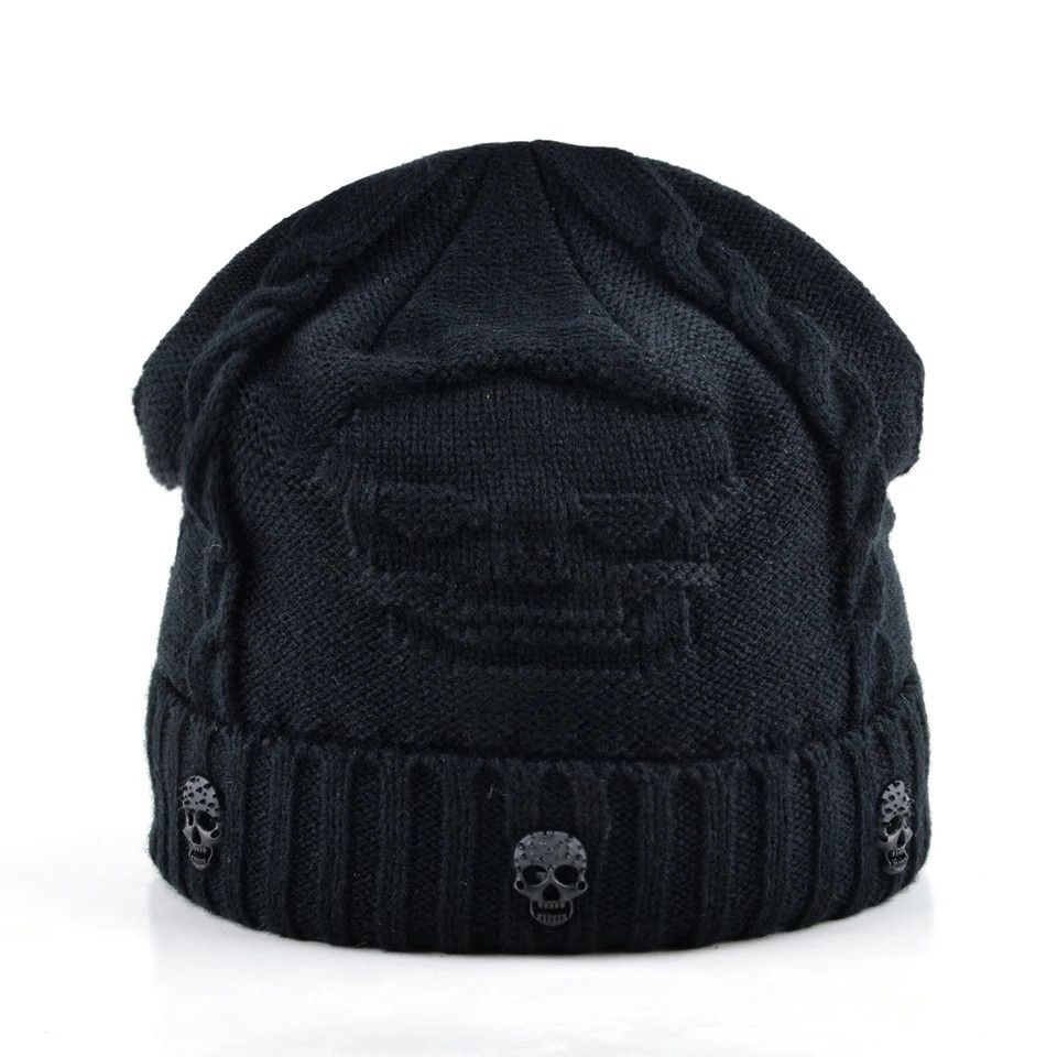 Japanese Brand × Streetwear Super Cool Skull Pattern Hats for Men Women ...