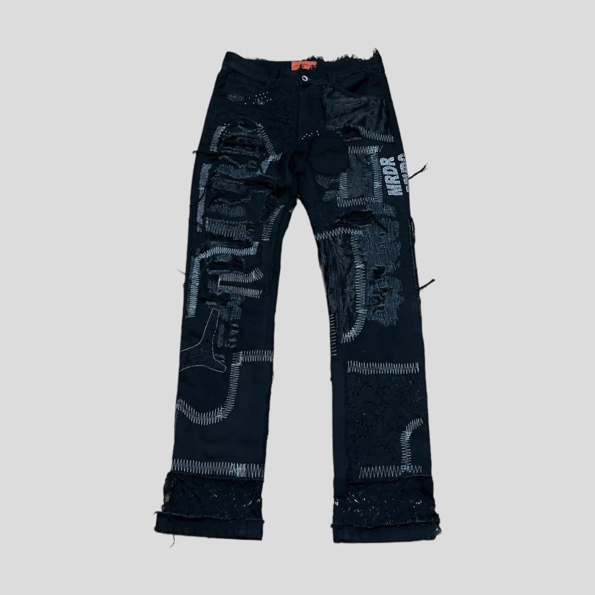 Who Decides War Who Decides War Black Lace Altar Jeans | Grailed