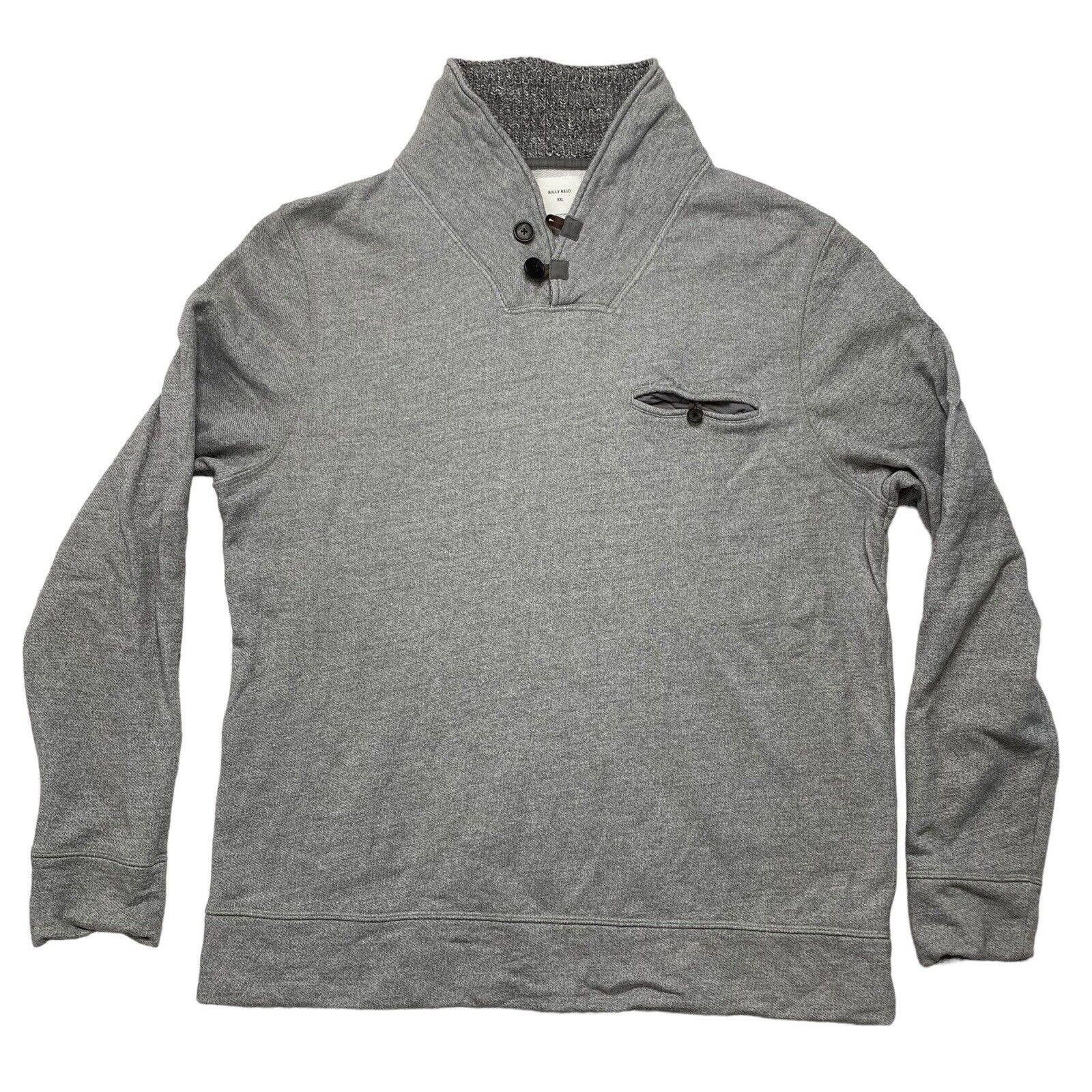 Billy Reid BILLY REID Shiloh Shawl Collar Light Gray Sweater Size XXL ...