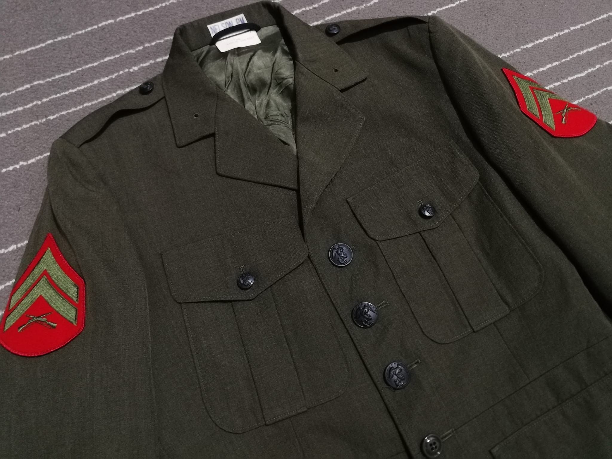 Military × Vintage Vintage USA Marines uniform by sewell clothing S ...