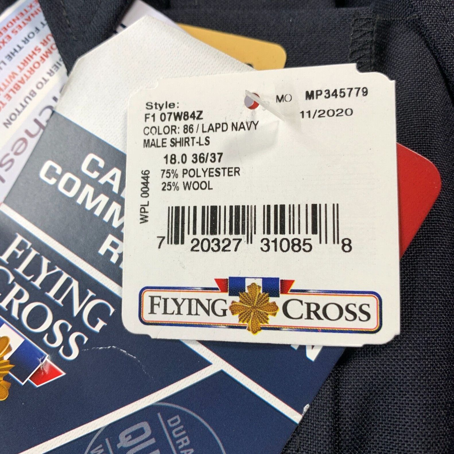 Vintage LAPD Cop Shirt Mens 18 XXL Class B Button Up Navy Blue | Grailed