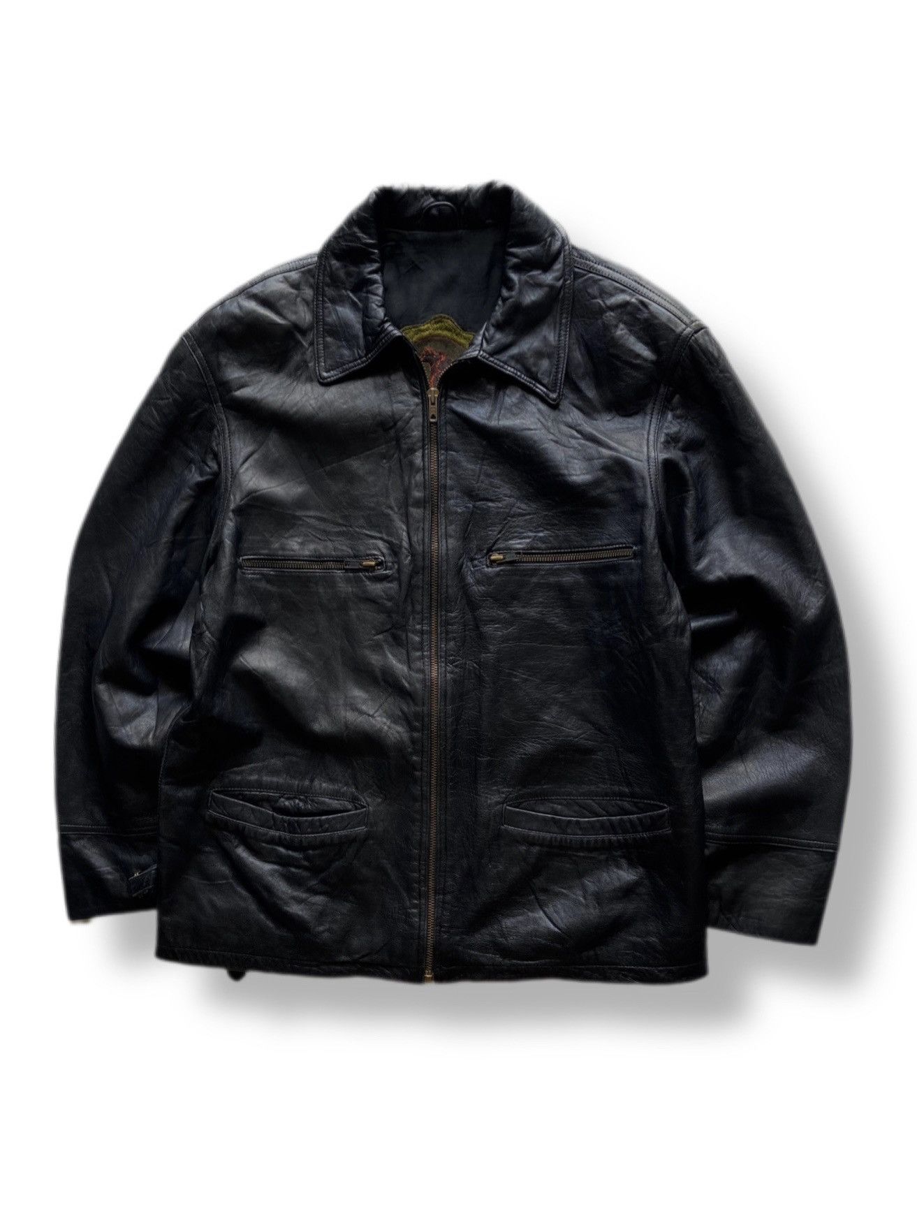 Vintage Forester Vintage Leather Work Jacket | Grailed