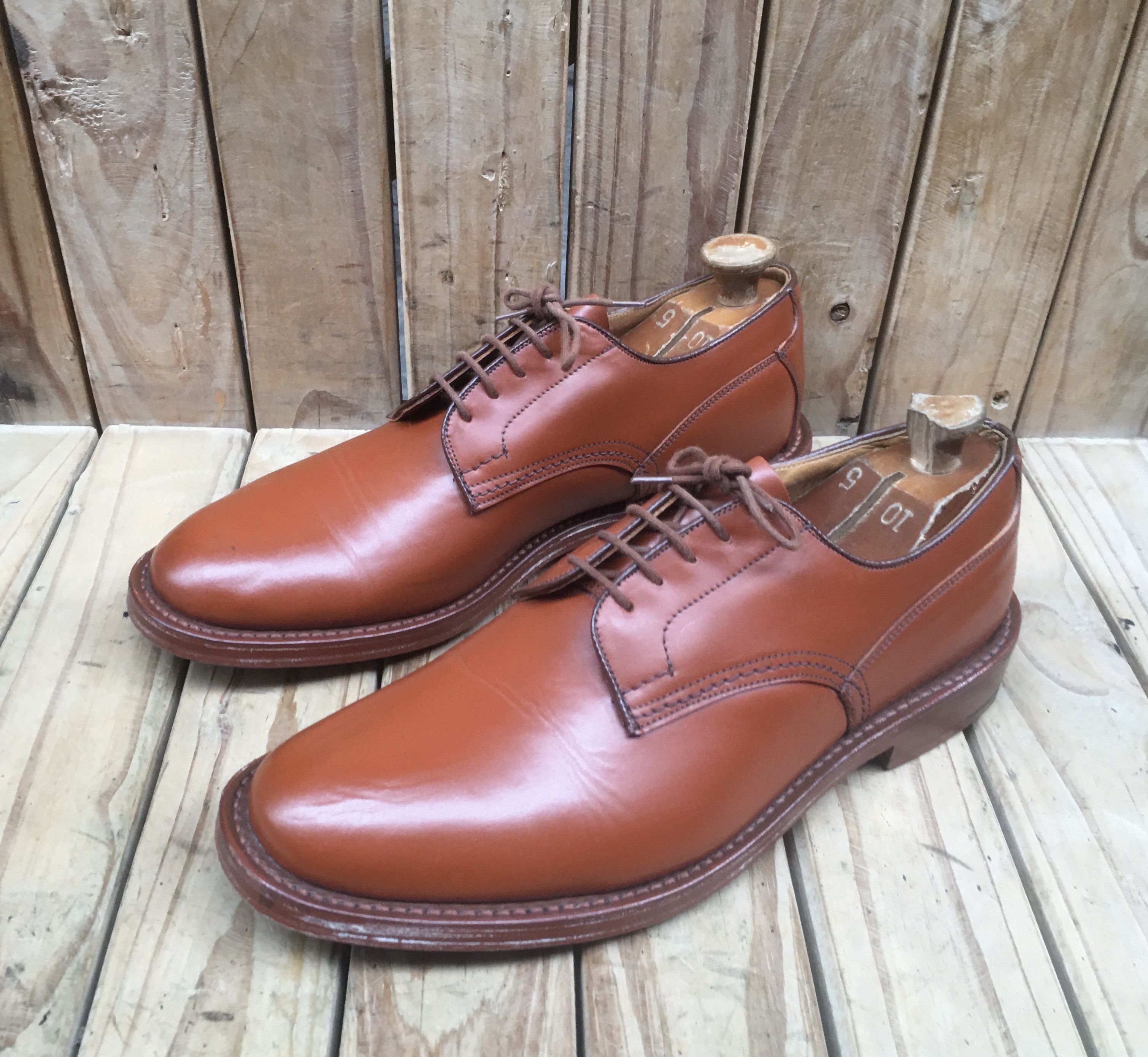 Trickers Tricker's brown derby Mens leather shoes UK 9.5 | Grailed