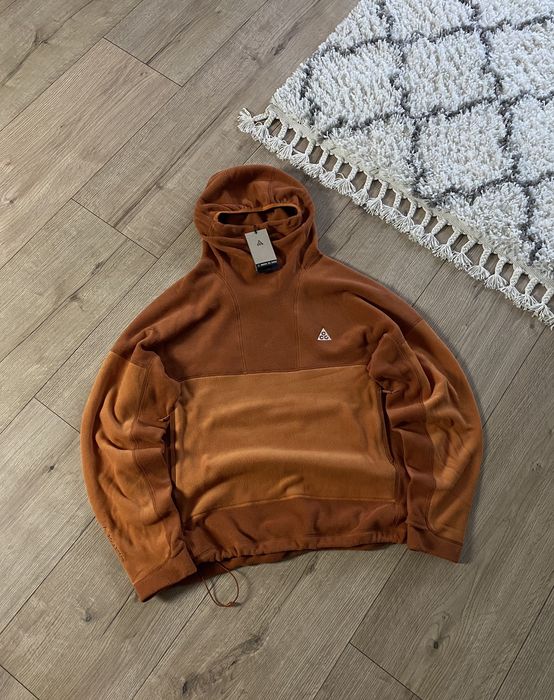 Nike NIKE ACG NINJA MASK GORPCORE BOXY Y2K OVERSIZED POLAR HOODIE | Grailed