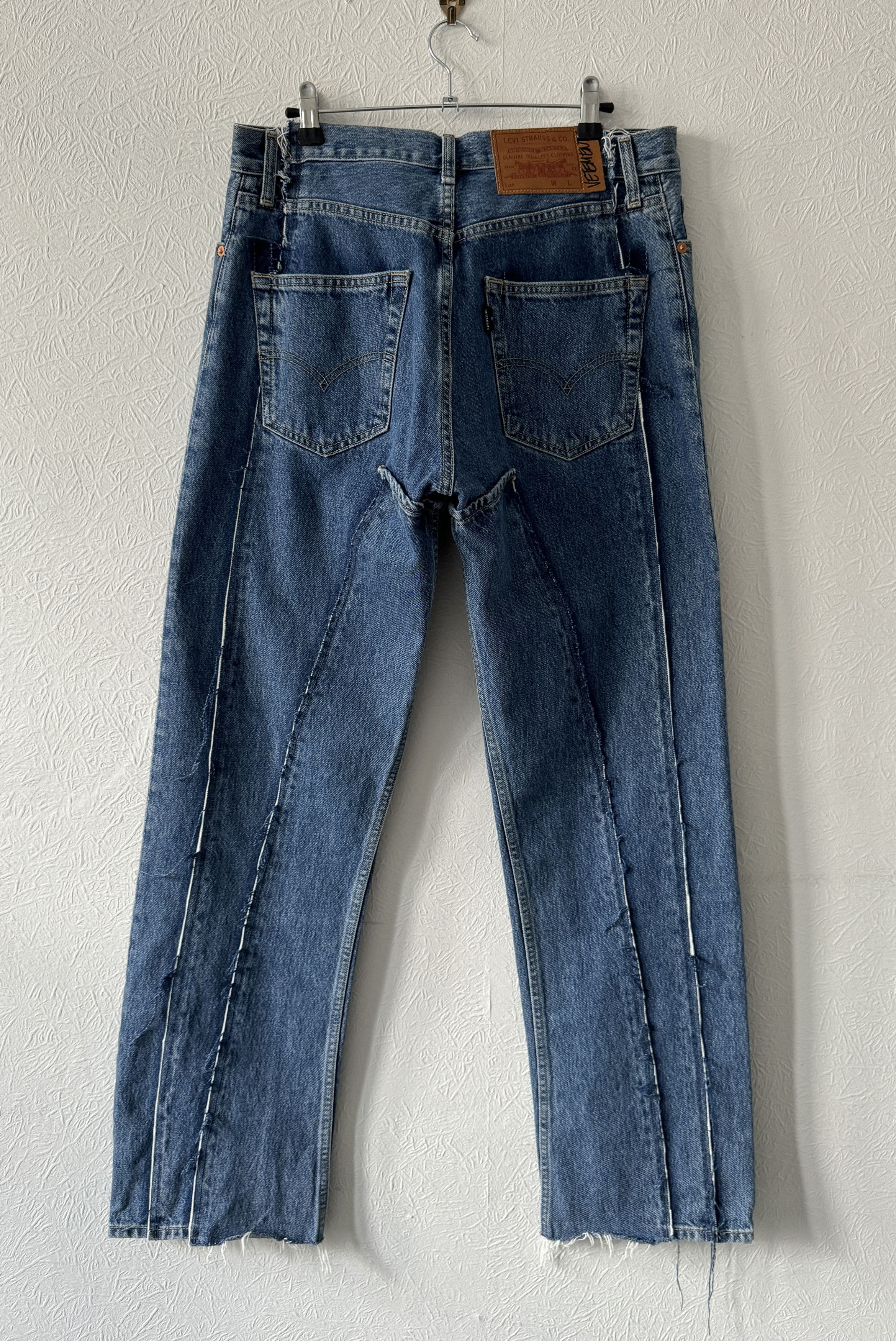 Vetements *RARE* Runway SS19 x Levi's Cut-Up Denim | Grailed