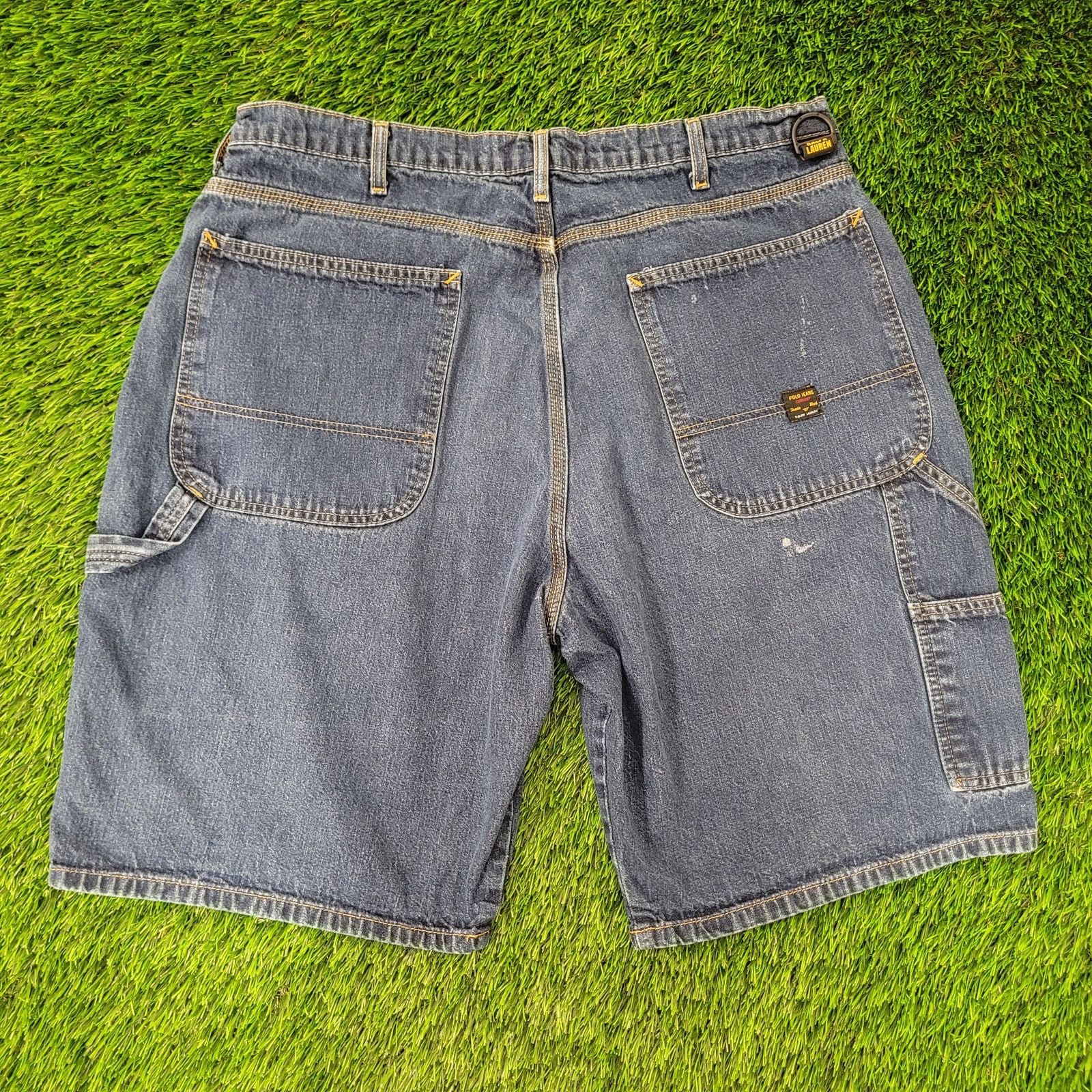 Polo Ralph Lauren Vintage Ralph-Lauren Carpenter Jeans Shorts 36x11 ...