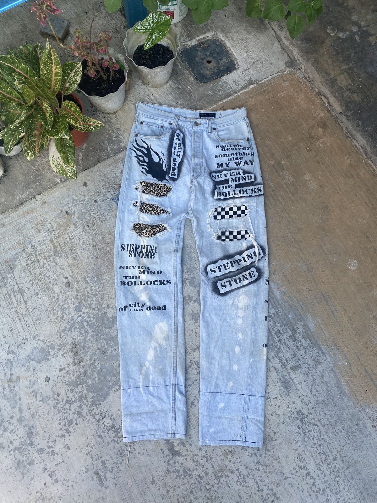 Custom × Levi's × Vintage Levis Destroy 90’s 501 Custom by AnchCrash ...