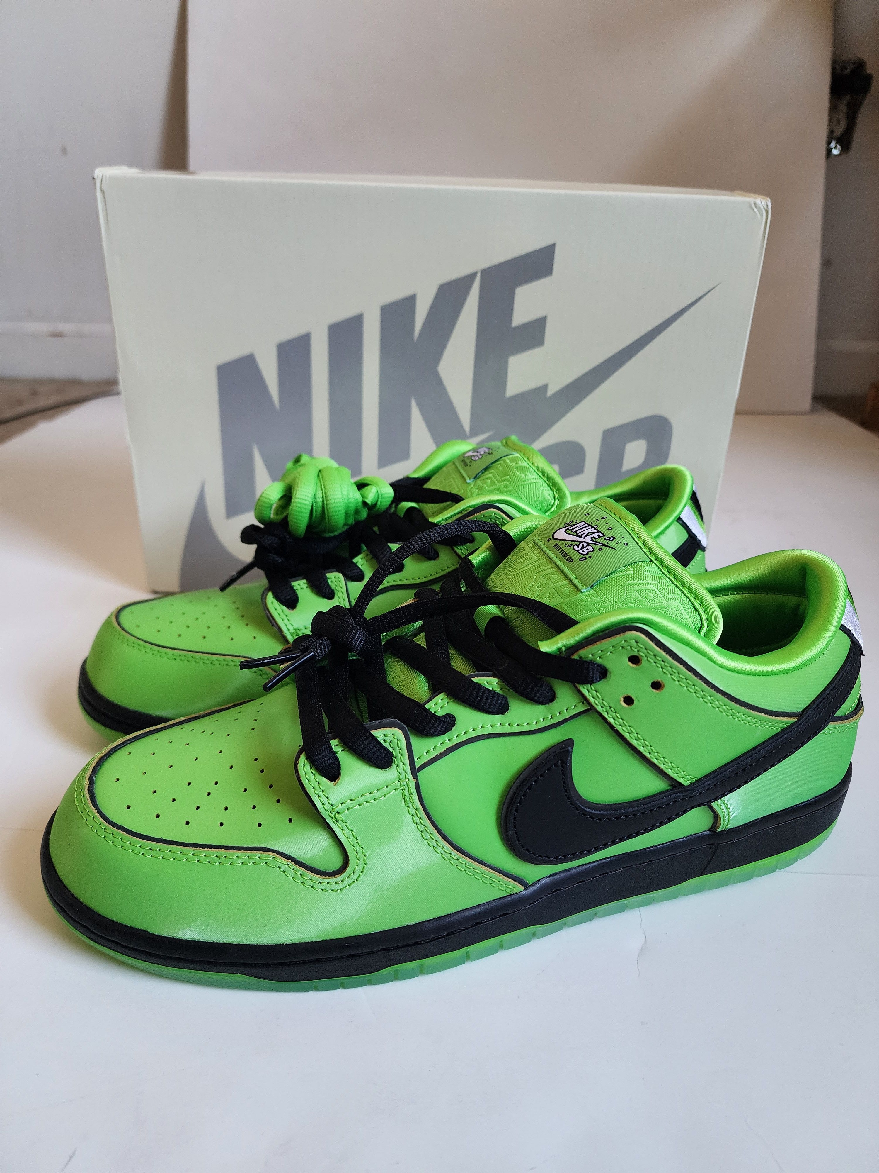 Nike Nike SB Dunk Low Pro QS Power Puff Girls "Butter Cup" | Grailed