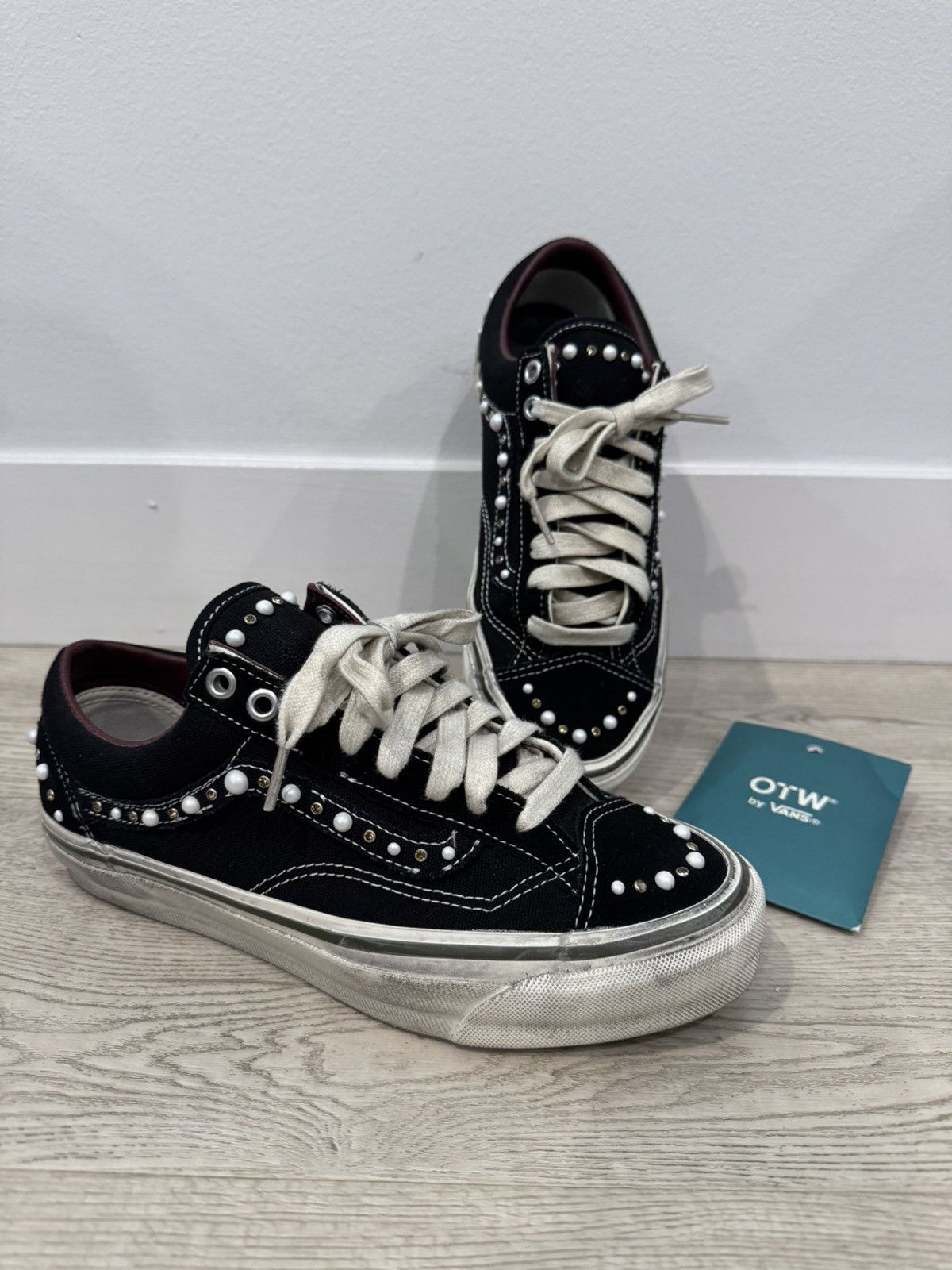 Satoshi Nakamoto × Vans Vans - Pearlized Black Vans Old Skool 36 | Grailed