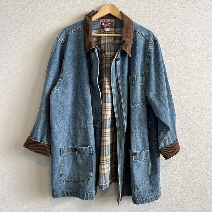 Denim & Co. Vintage Denim Trench Hunter Denim Jean Jacket | Grailed