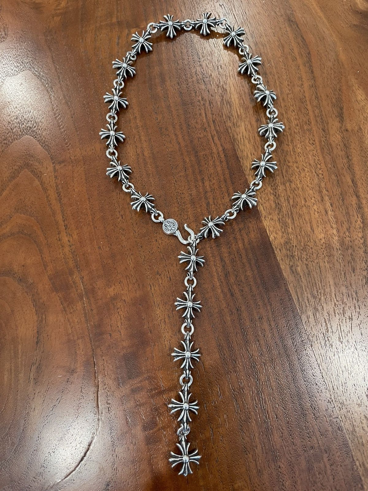 Chrome Hearts Chrome Hearts CH Plus Silver Cross Chain Necklace | Grailed