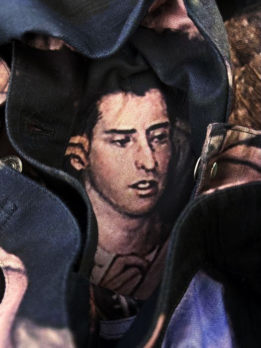 Dior AW17 Dior Homme x Dan Witz ‘Moshpit’ Denim Trucker Jacket | Grailed