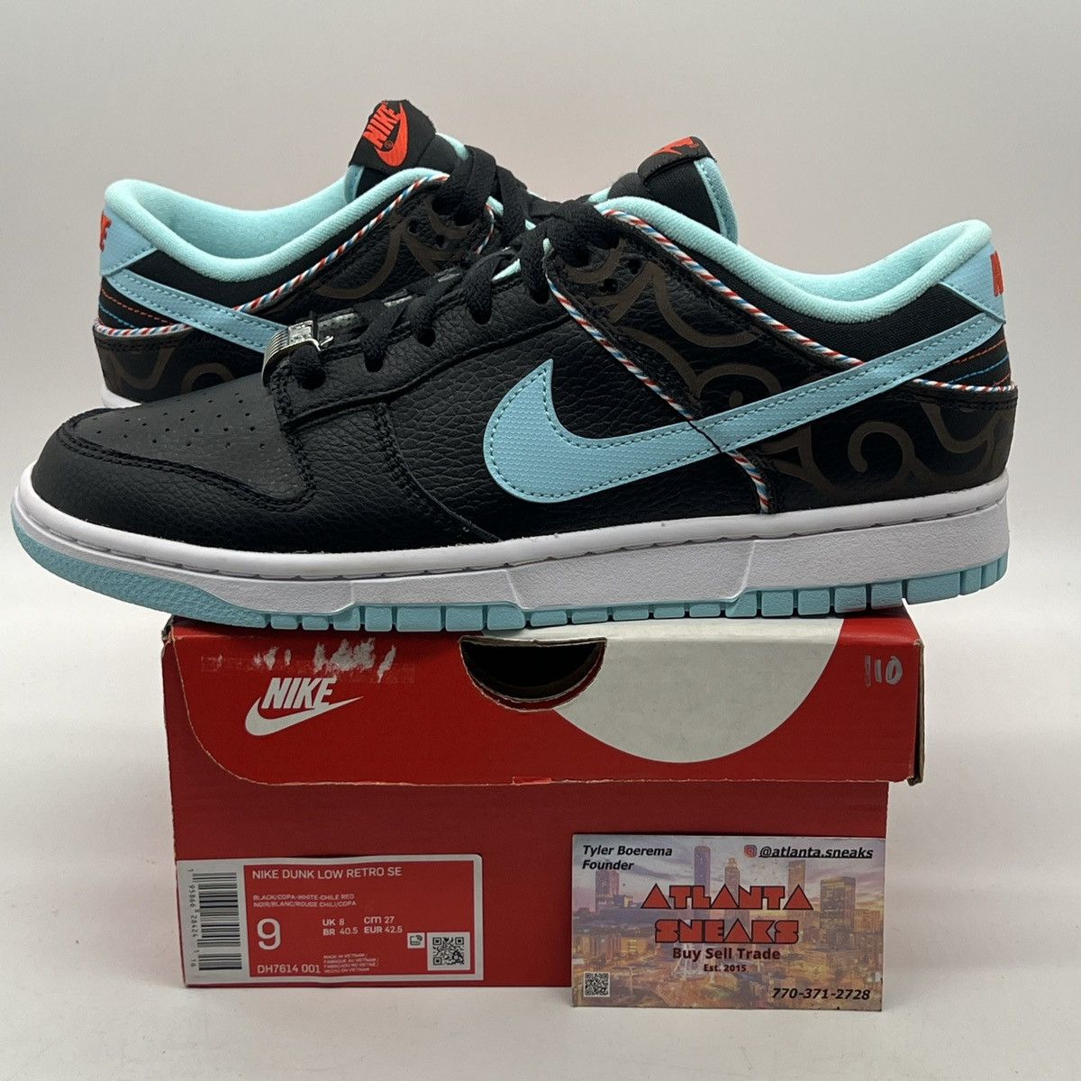 Nike Nike Dunk low barber shop black | Grailed
