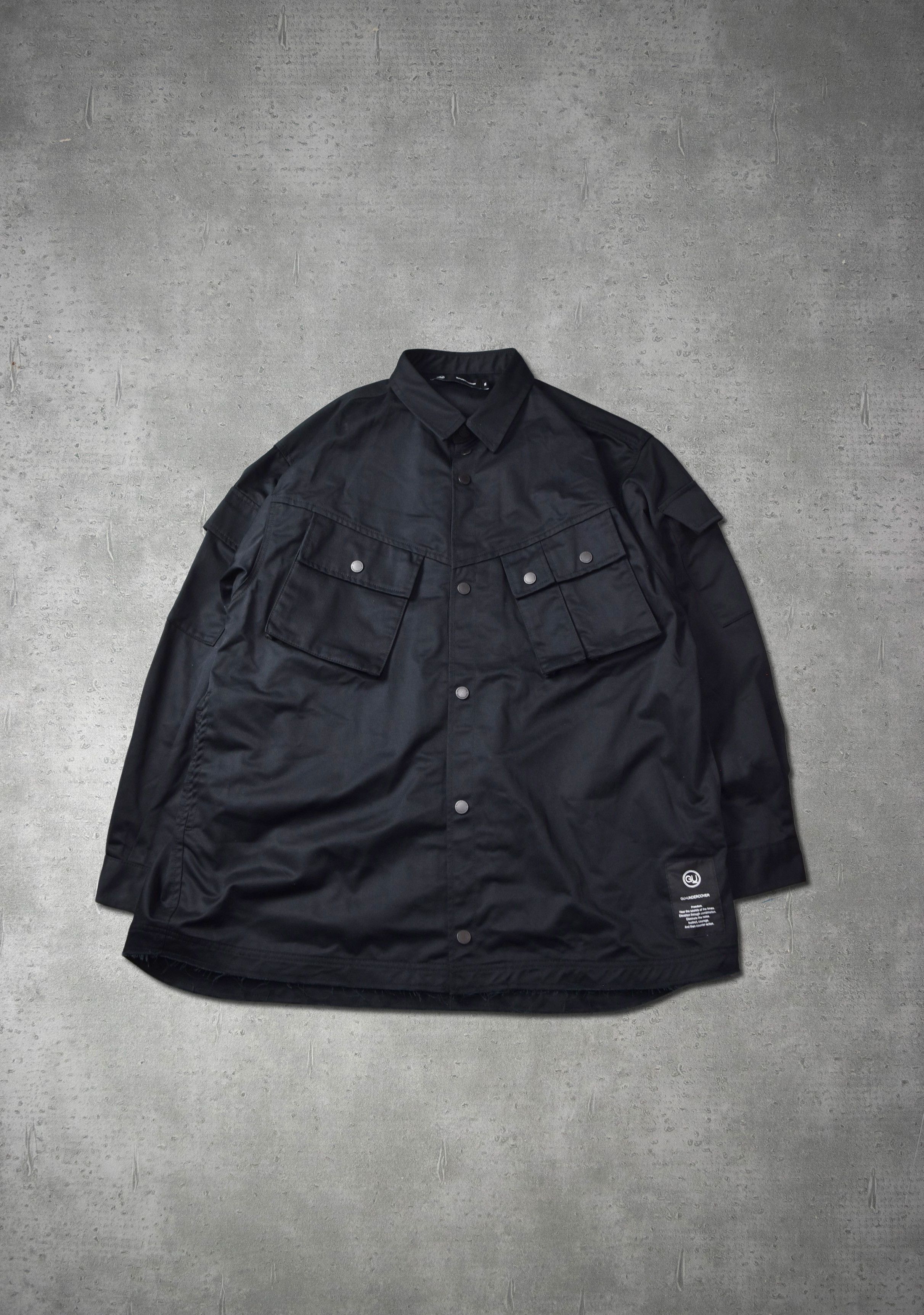 Undercover Undercover wide military shirt military jacket 0-15-202 69.5 ...