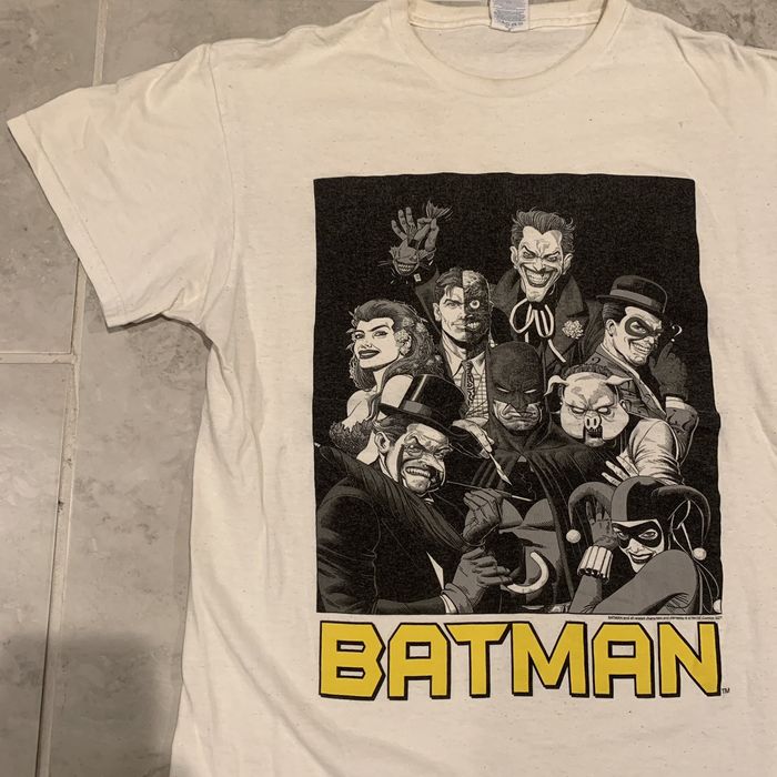 Vintage Vintage y2k Batman comic anime style villain print tshirt | Grailed