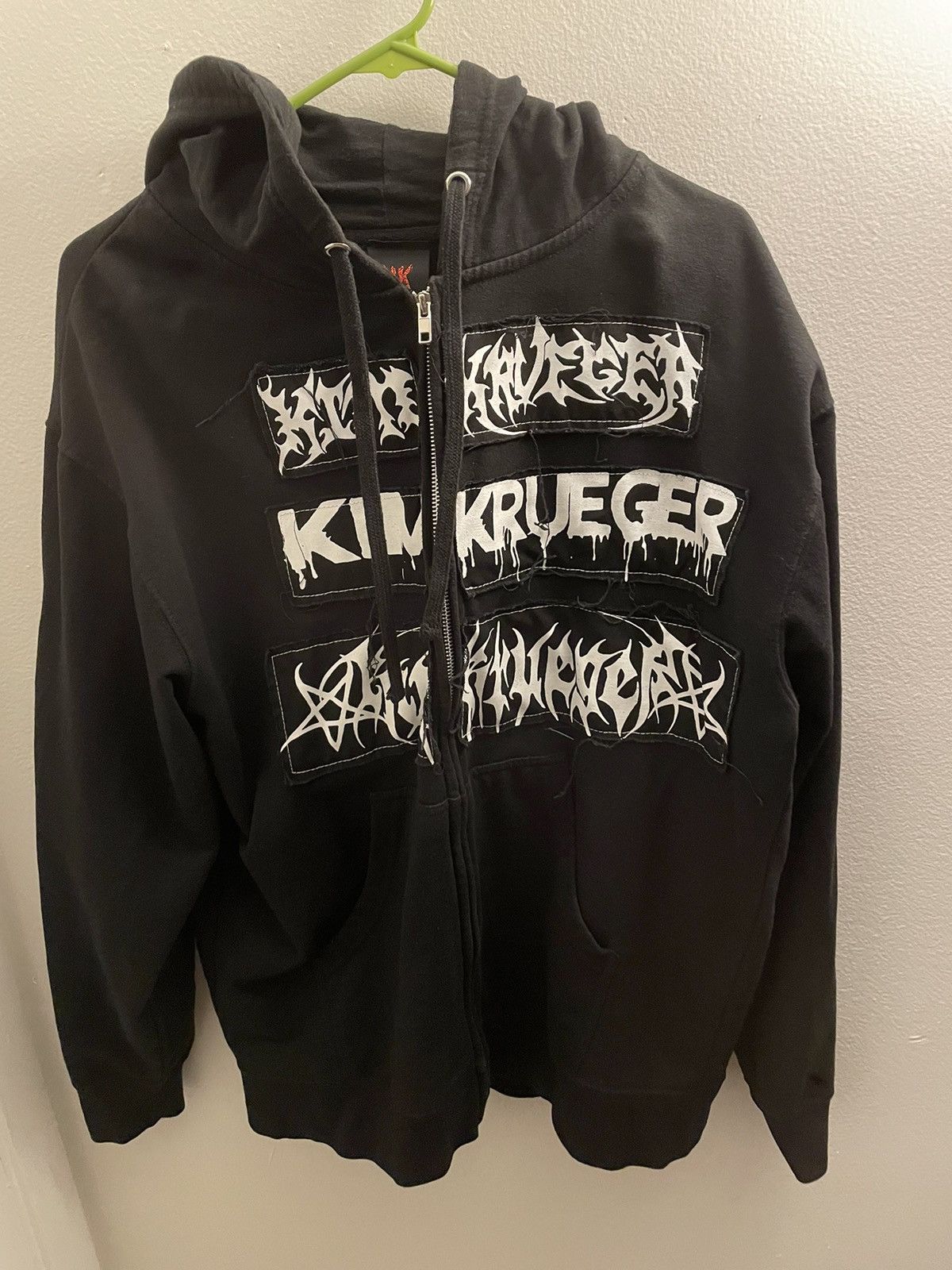 Ken Carson × Kim Krueger × Playboi Carti Kim Krueger Patches Zip Up ...