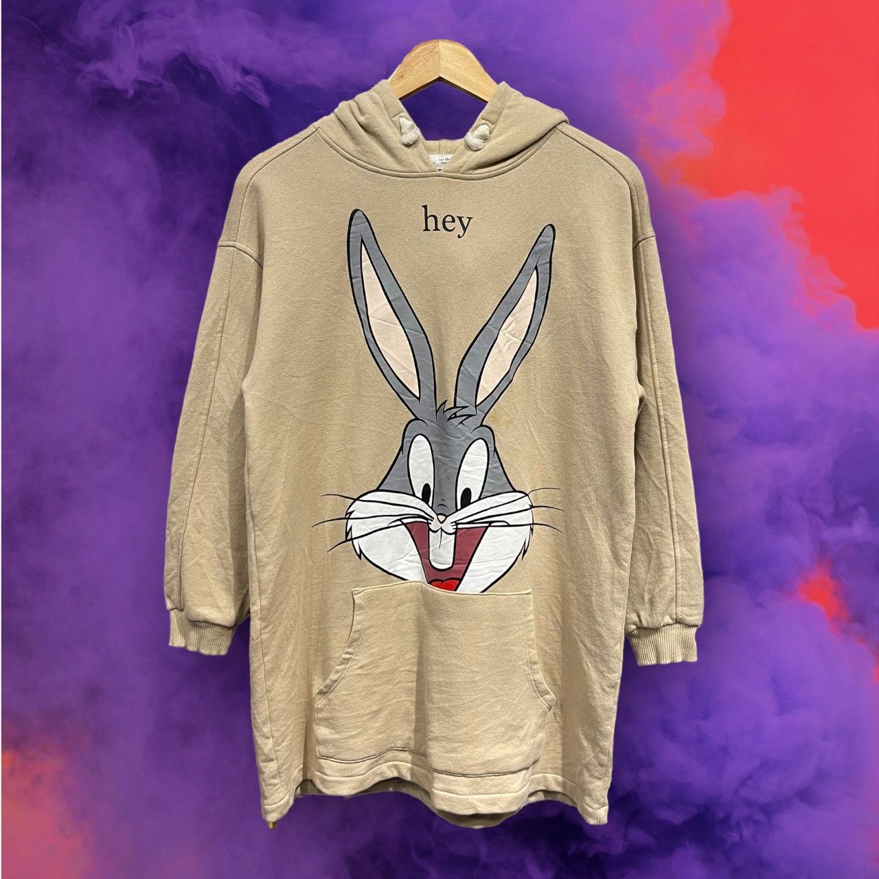 Zara Hoodie Cartoon Network Bugs Bunny Looney Tunes | Grailed