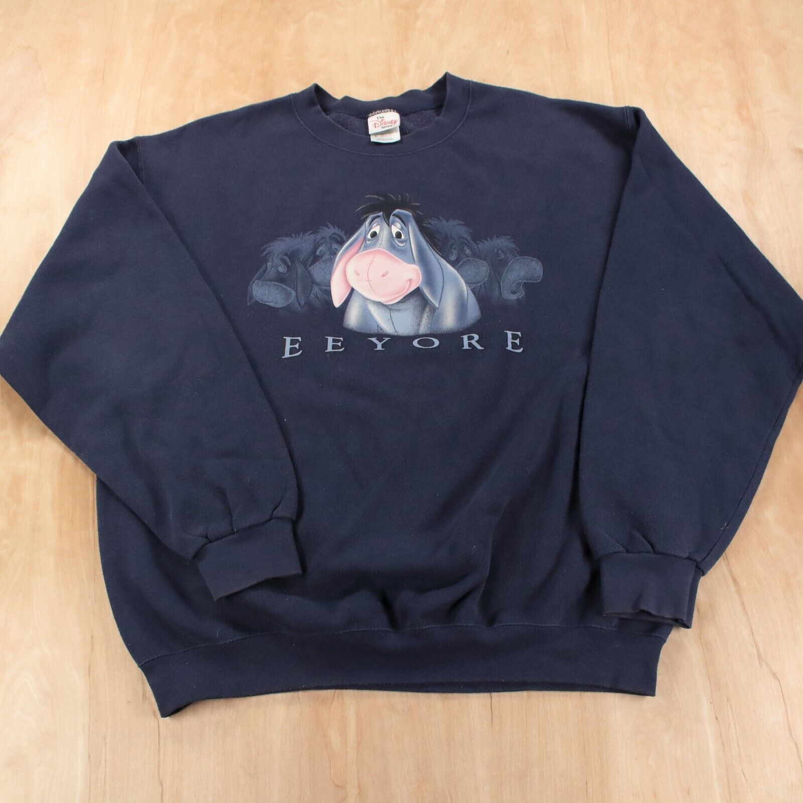Disney vtg 90s usa made DISNEY Eeyore faces sweatshirt XL winnie the ...