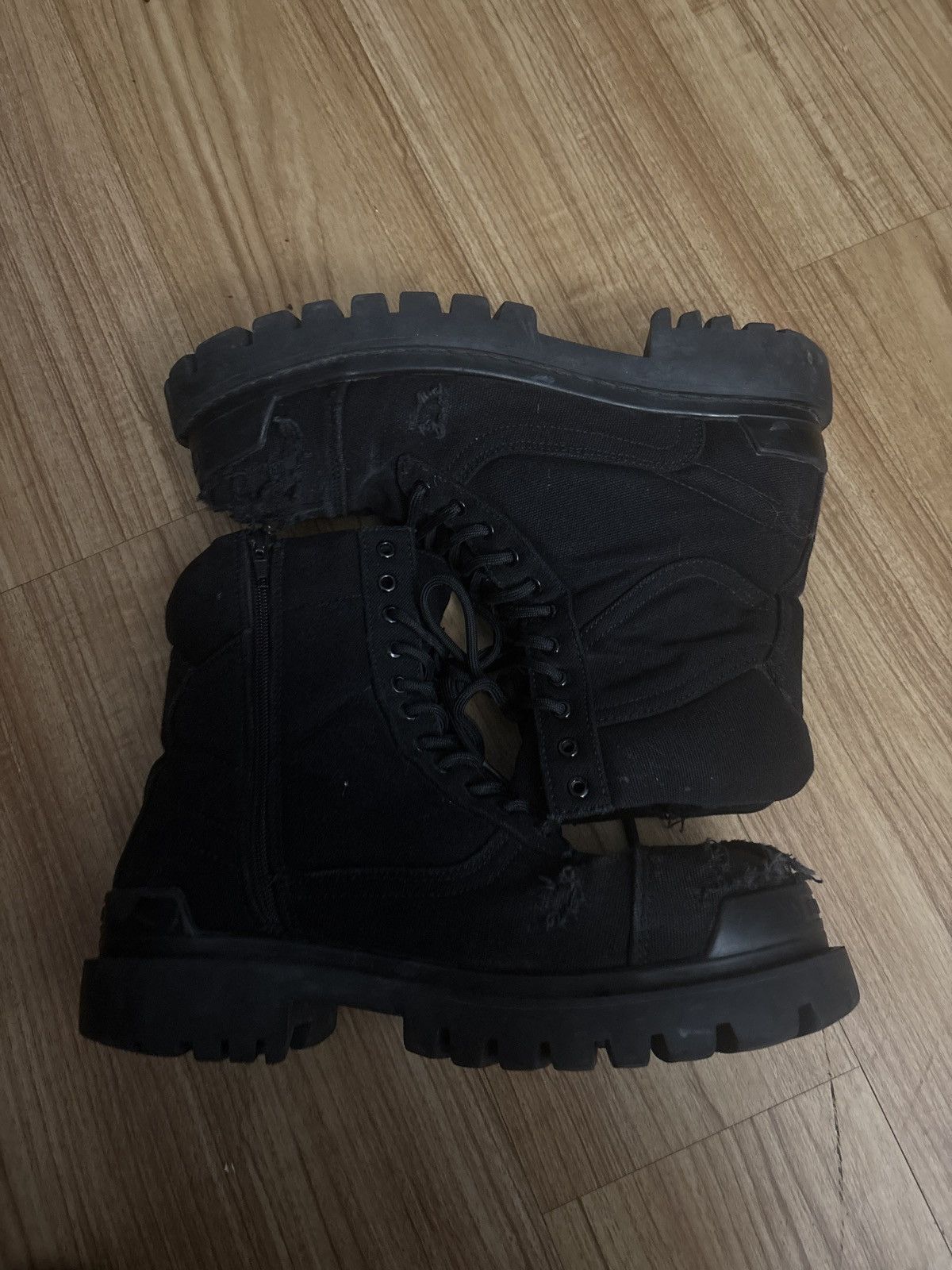 Streetwear Balenci Strike Boots | Grailed
