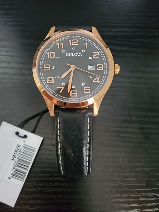 Bulova 🔥NEW IN BOX Bulova Men's Leather 42mm Watch | Grailed