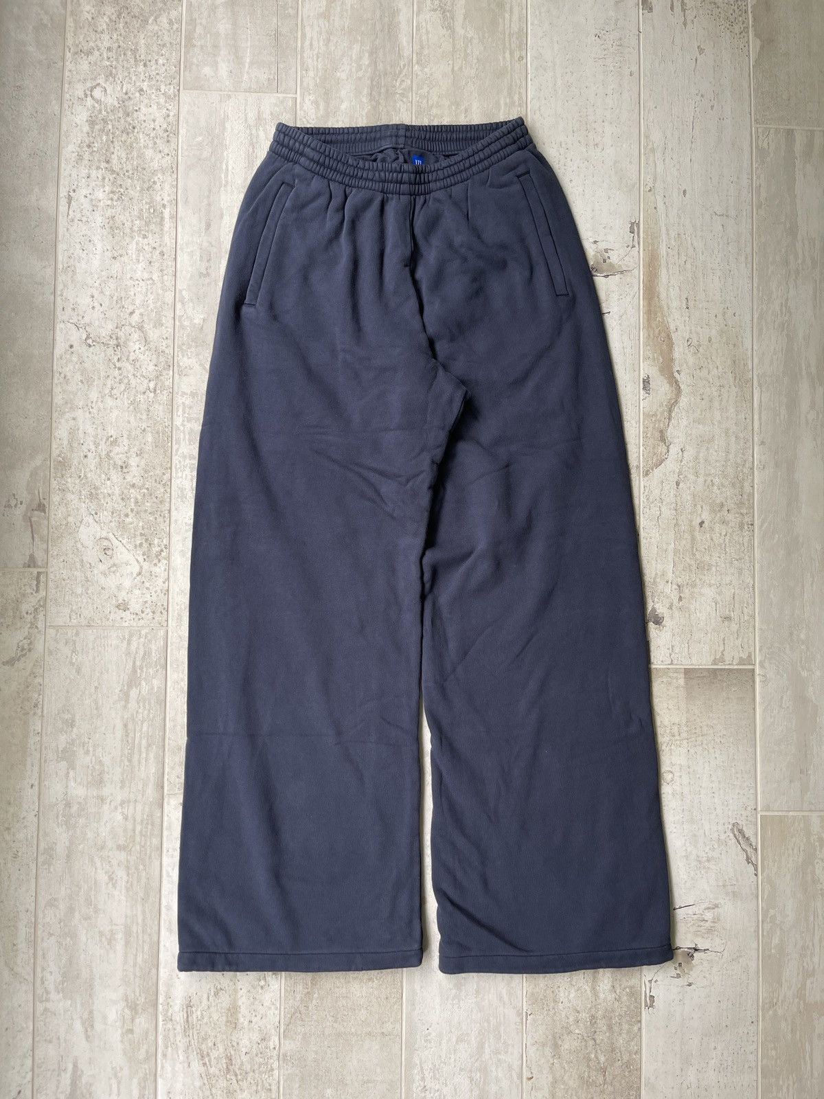 Balenciaga Yeezy Gap Wide Leg Double Layer Sweatpants SZ M | Grailed