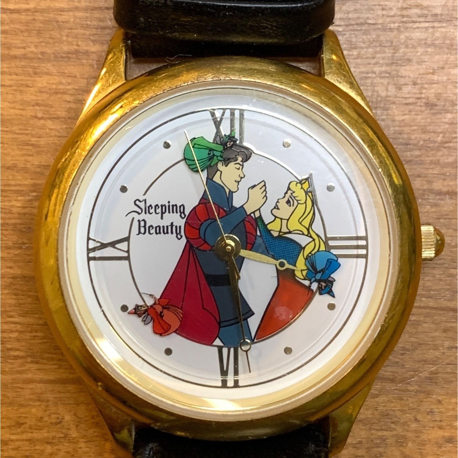 Disney Vintage Disney Sleeping Beauty Watch, Aurora, Prince Philip ... Disney Vintage Disney Sleeping Beauty Watch, Aurora, Prince Philip ...