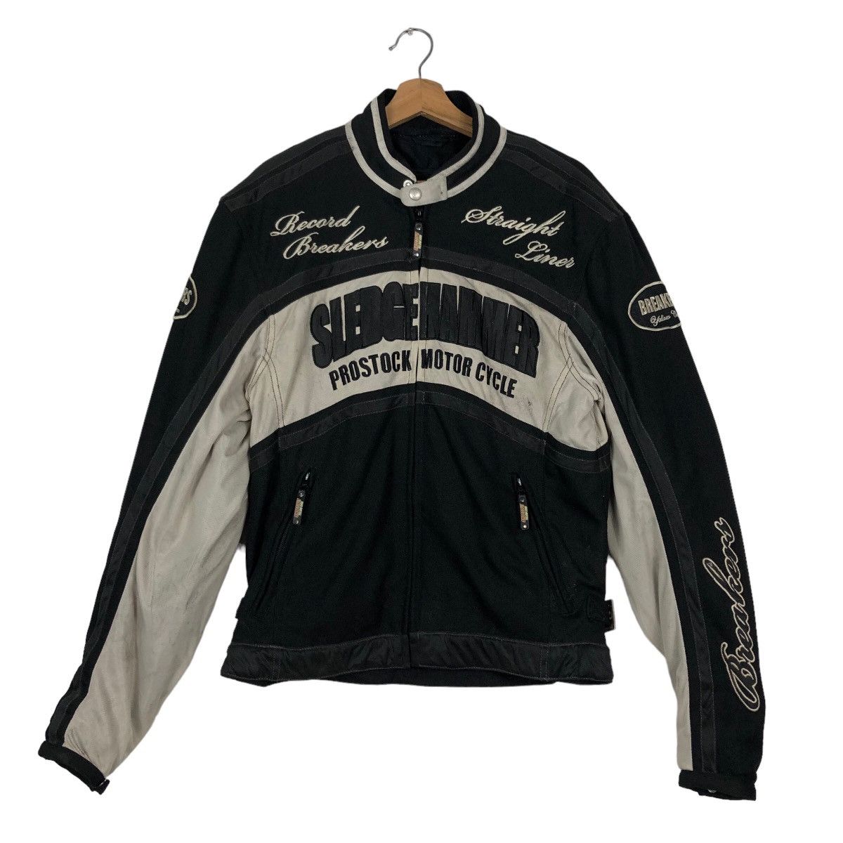 Hein Gericke 🔥Vintage Biker Jacket Racing Yellow Corn Spell Out Big ...